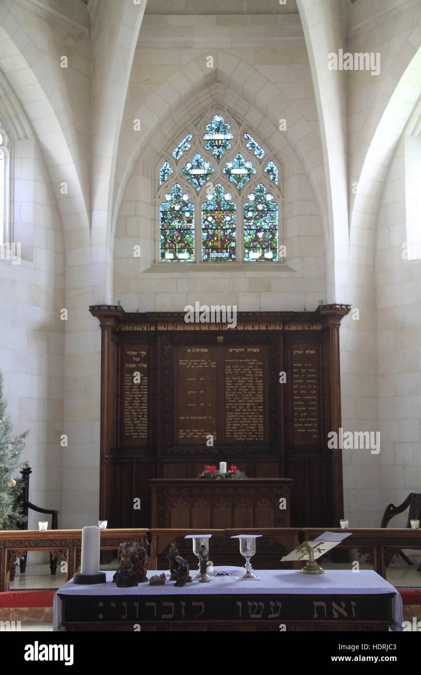 Israel, Christ Church in Jerusalem Old City Stock Photo - Alamy