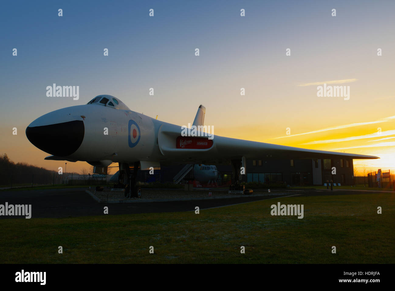 Avro Vulcan XM603 at the Avro Museum Stock Photo - Alamy