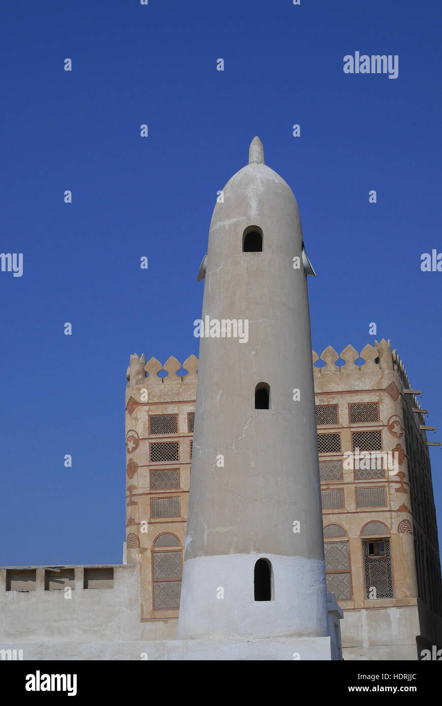 Minaret of the Siyadi Mosque with the Siyadi House behind, on the ...