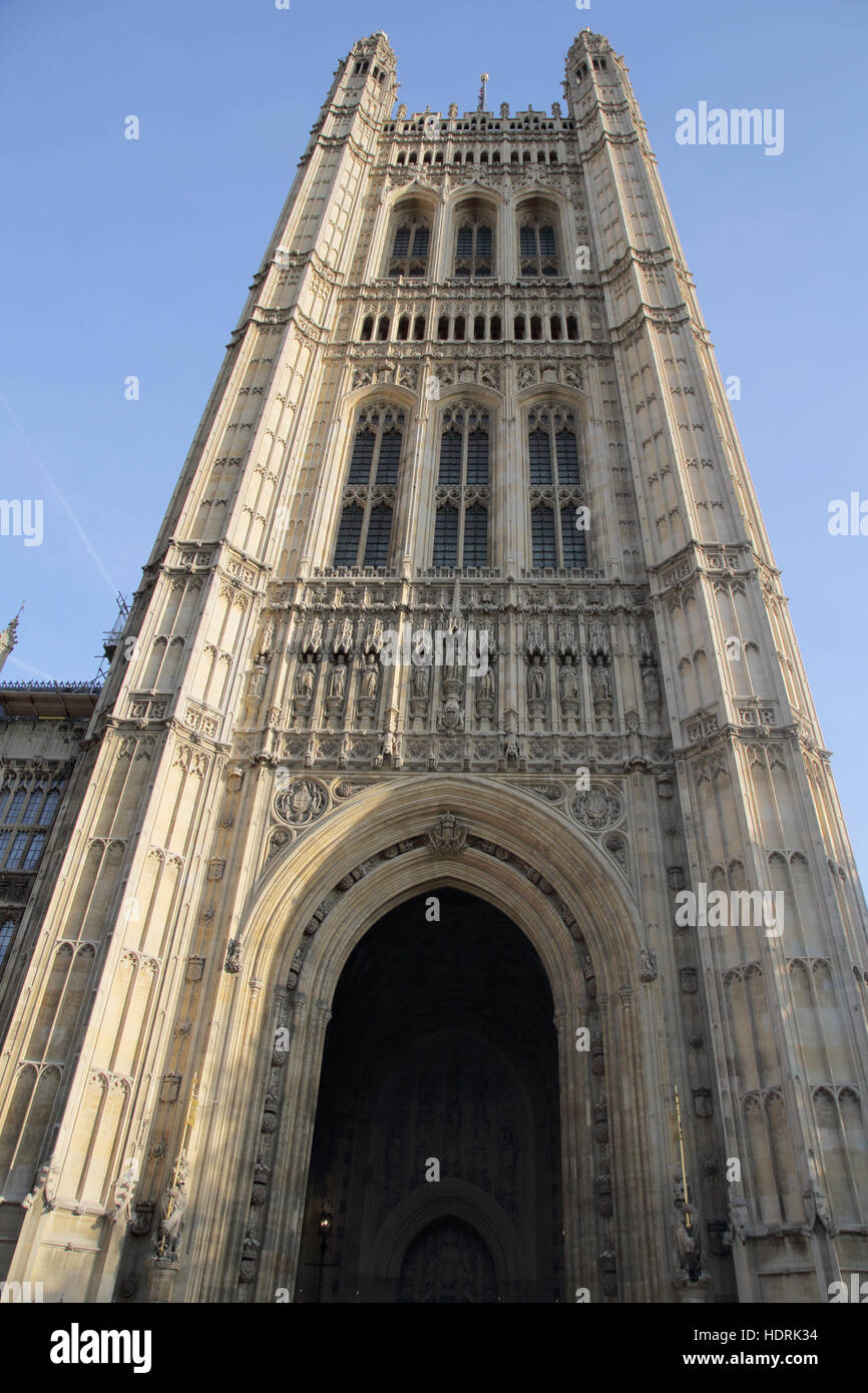 the houses of parliament home of the uk government london england Stock ...