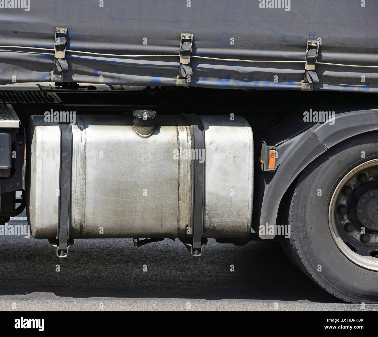 Fuel tank of a truck vehicle Stock Photo - Alamy