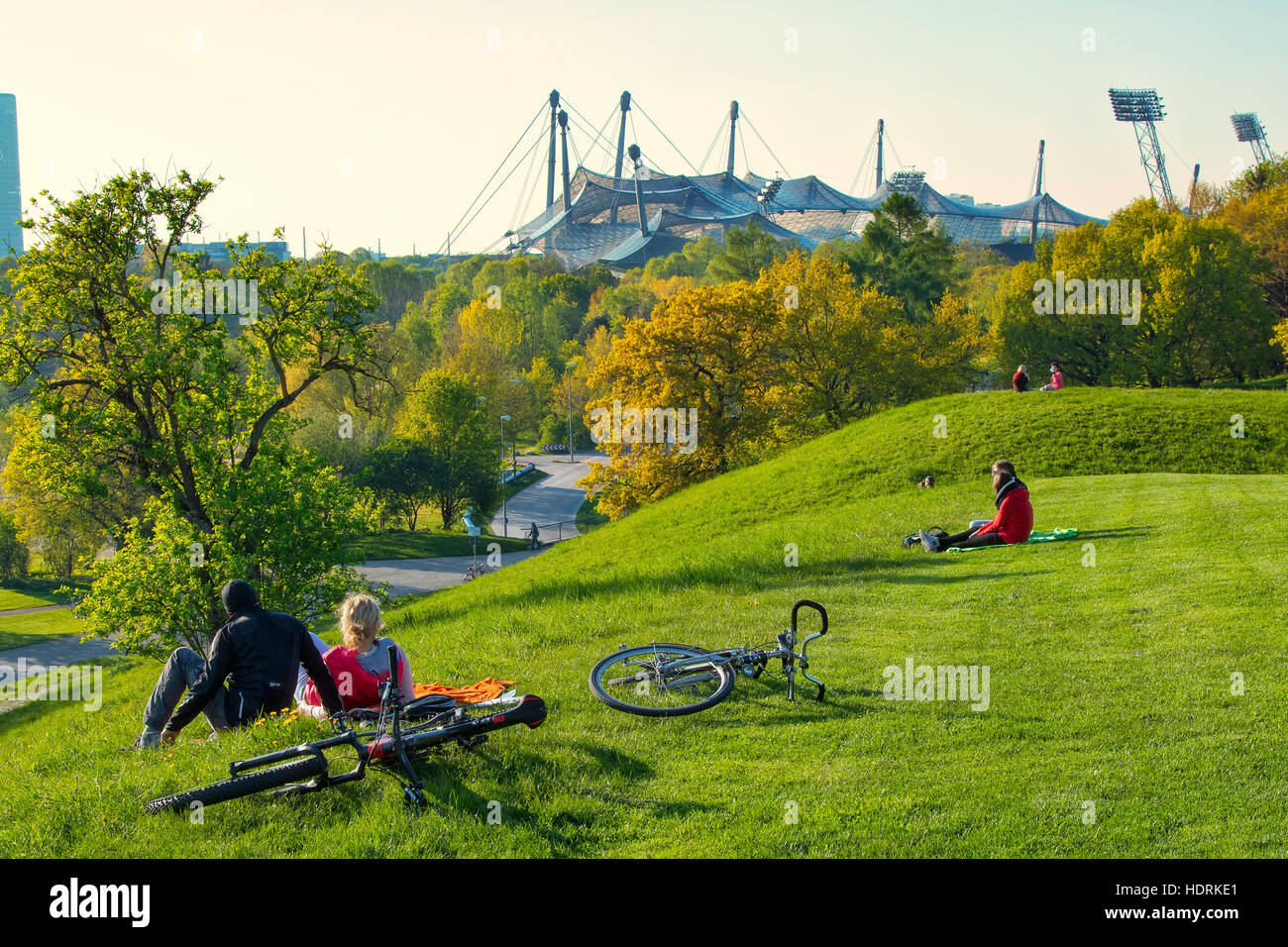 Olympic Park in Munich Stock Photo - Alamy