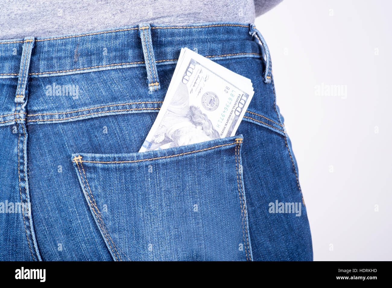 Money sticking out pants hi-res stock photography and images - Alamy