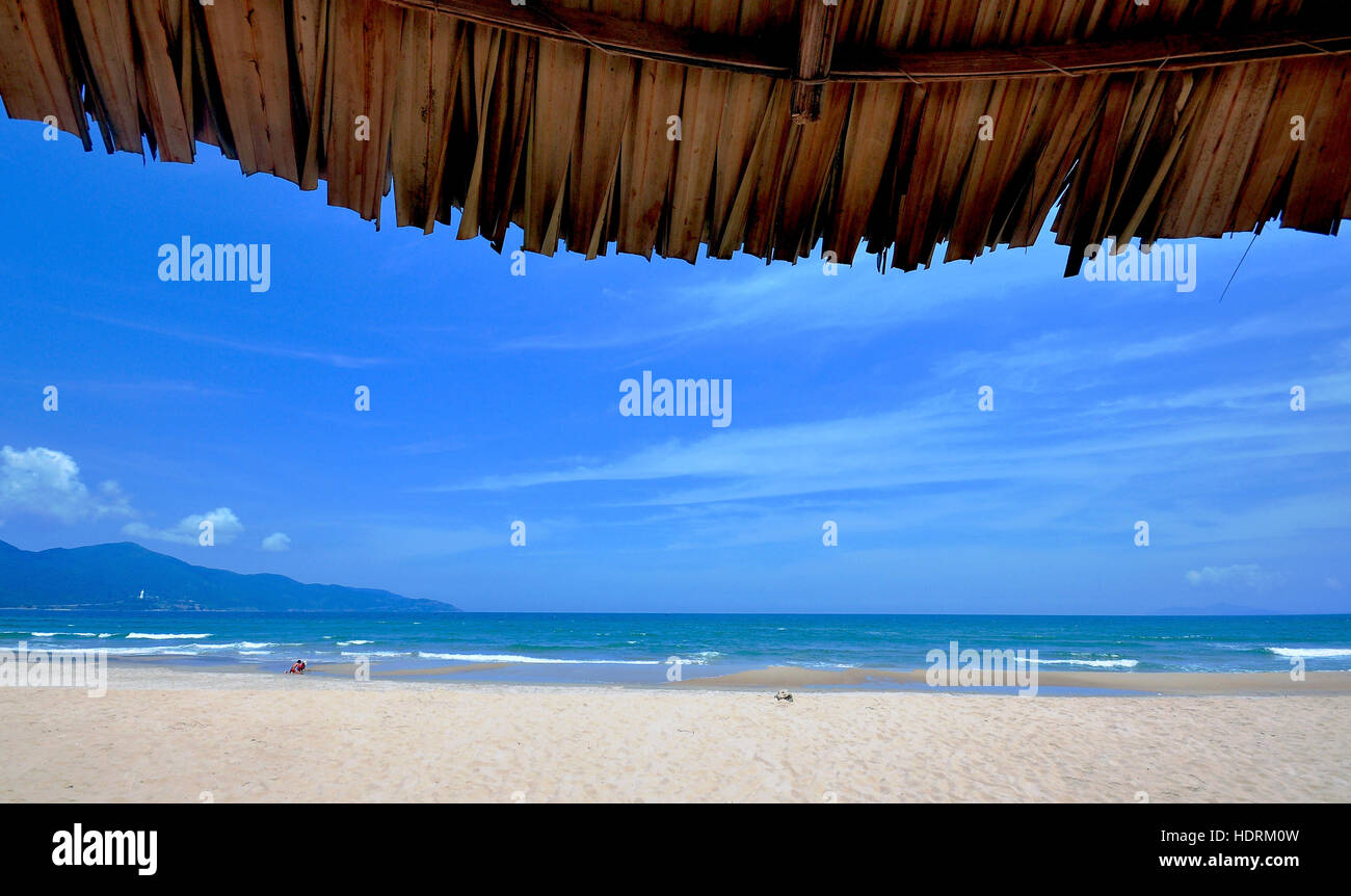 View of the sand beach, Da Nang, Vietnam Stock Photo - Alamy