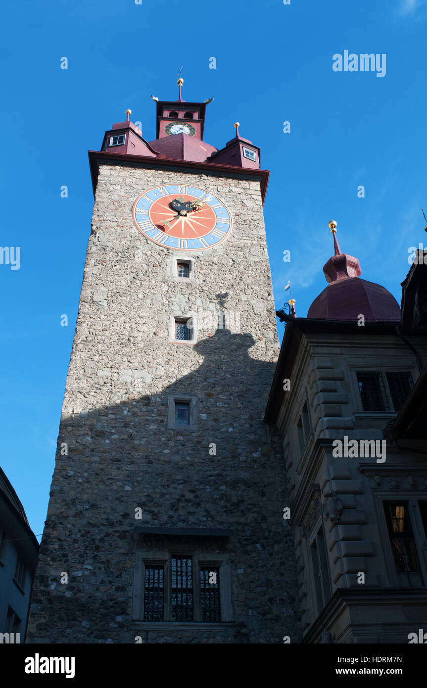 Switzerland, Europe, architecture: skyline and view of Zyttrum, the Zit ...