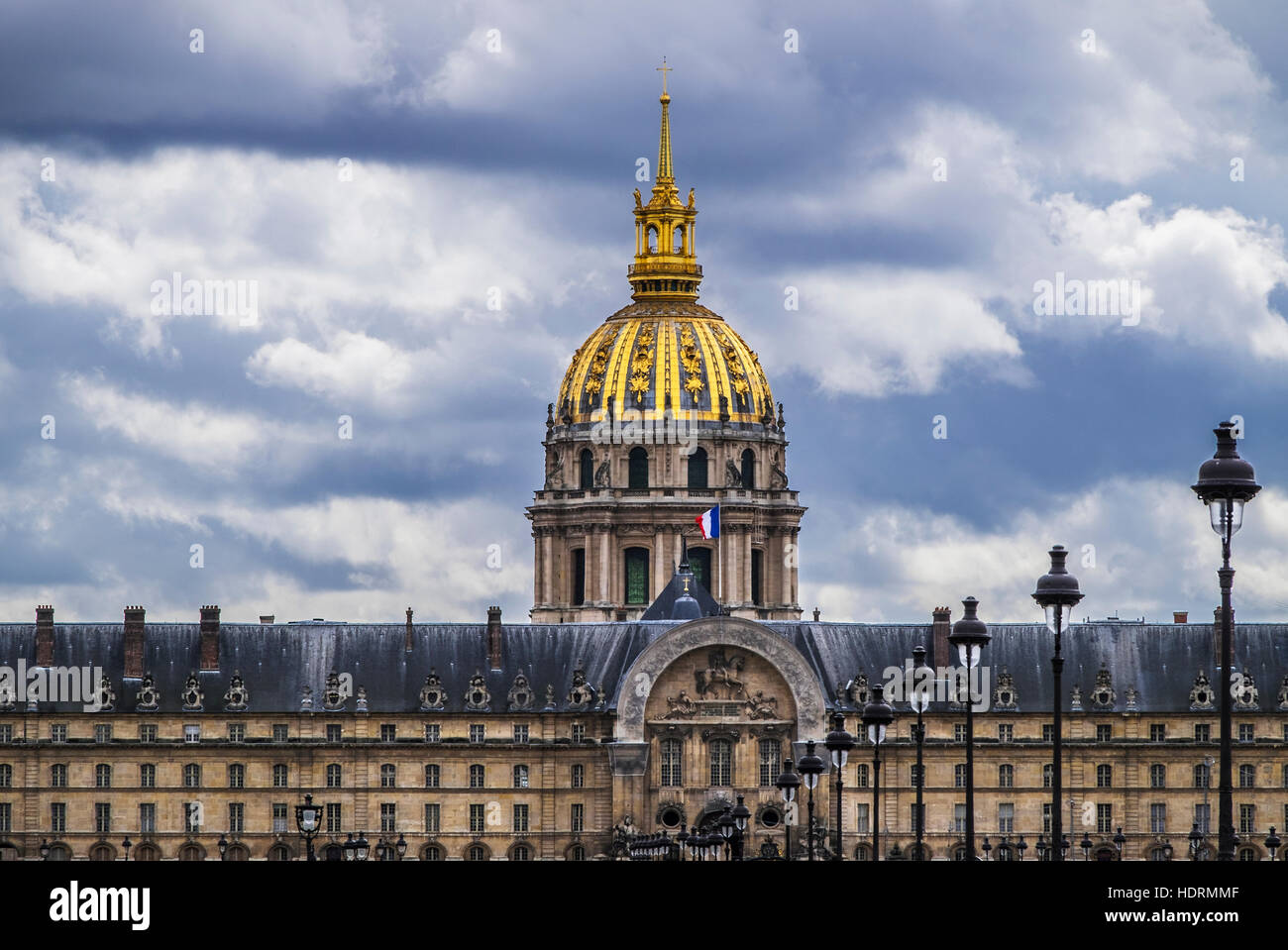 The north front of Les Invalides; Paris, France Stock Photo - Alamy