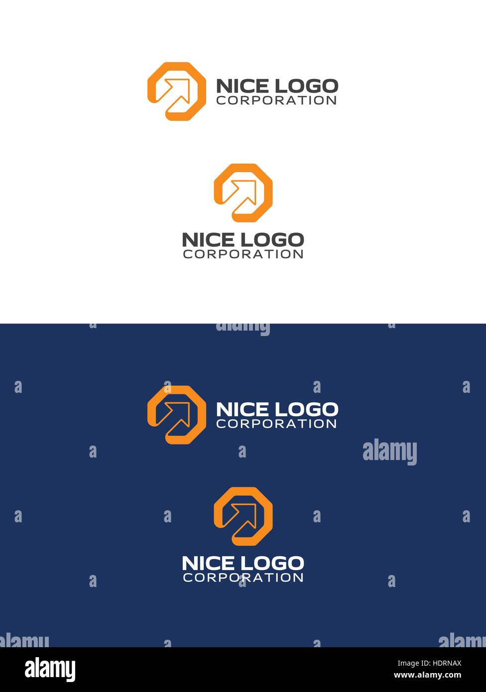 rise up logo, road sign with arrow, logistic company logotype Stock ...