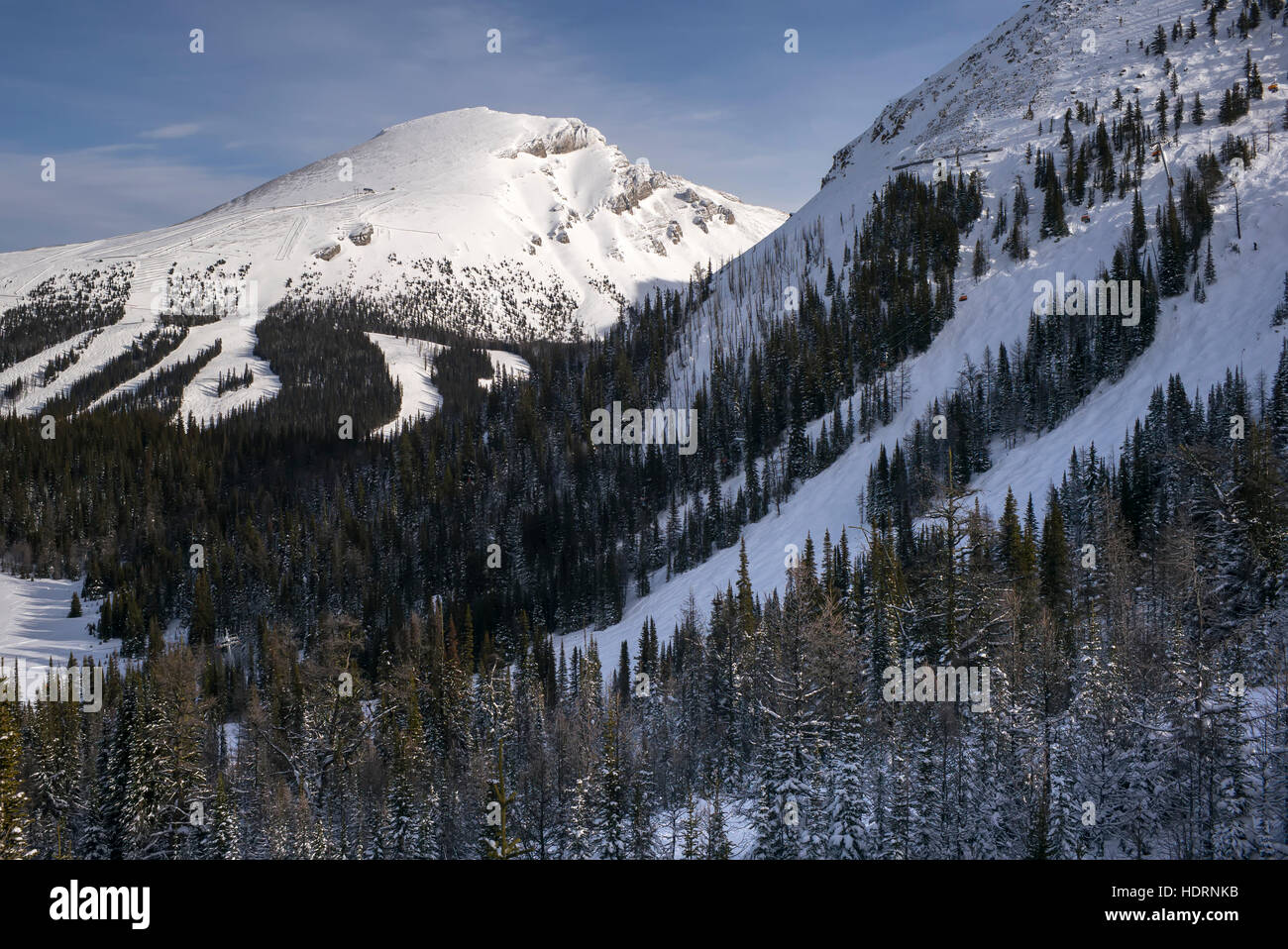 Sunshine ski resort, Banff National Park; Banff, Alberta, Canada Stock ...