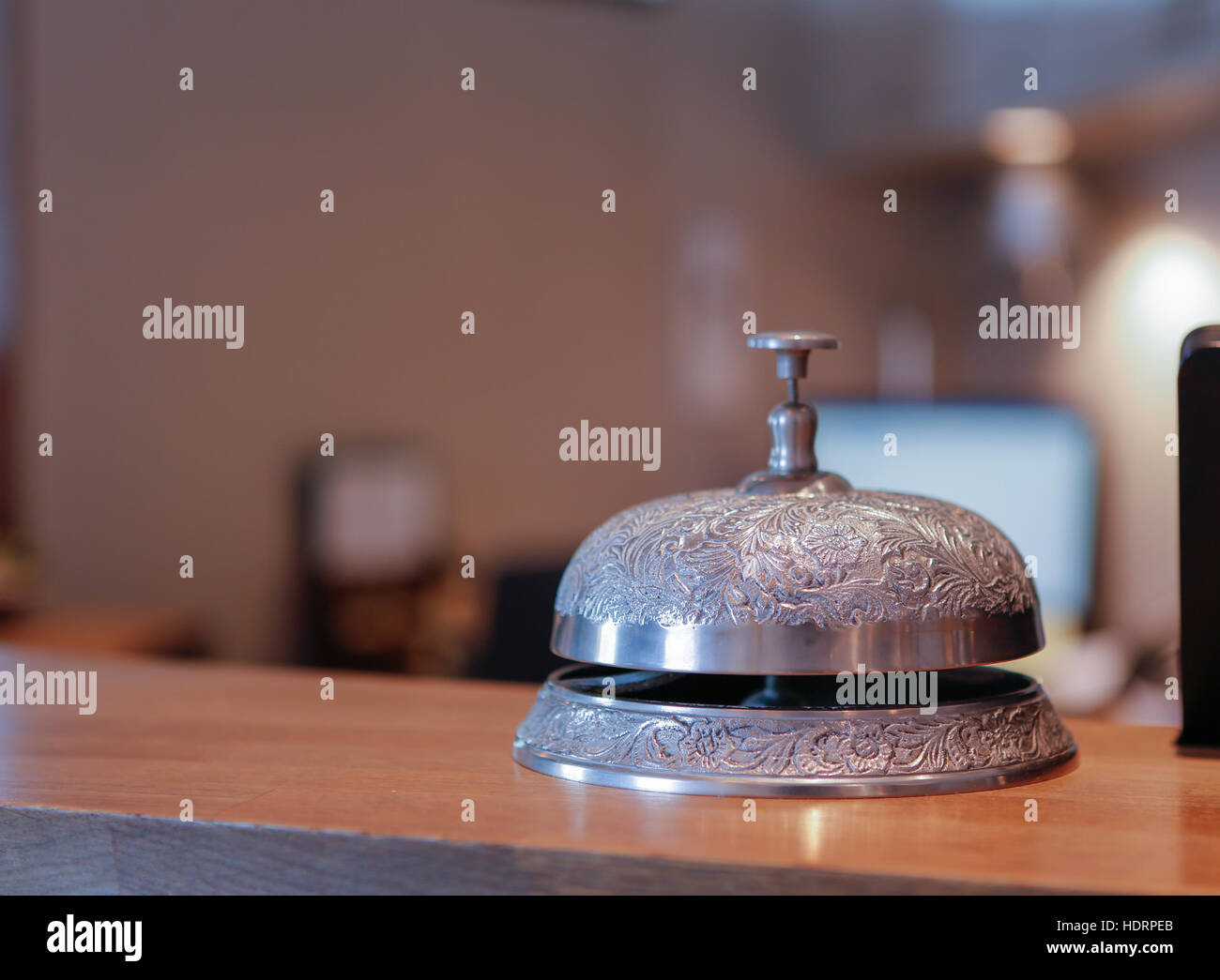 Vintage hotel bell Stock Photo - Alamy