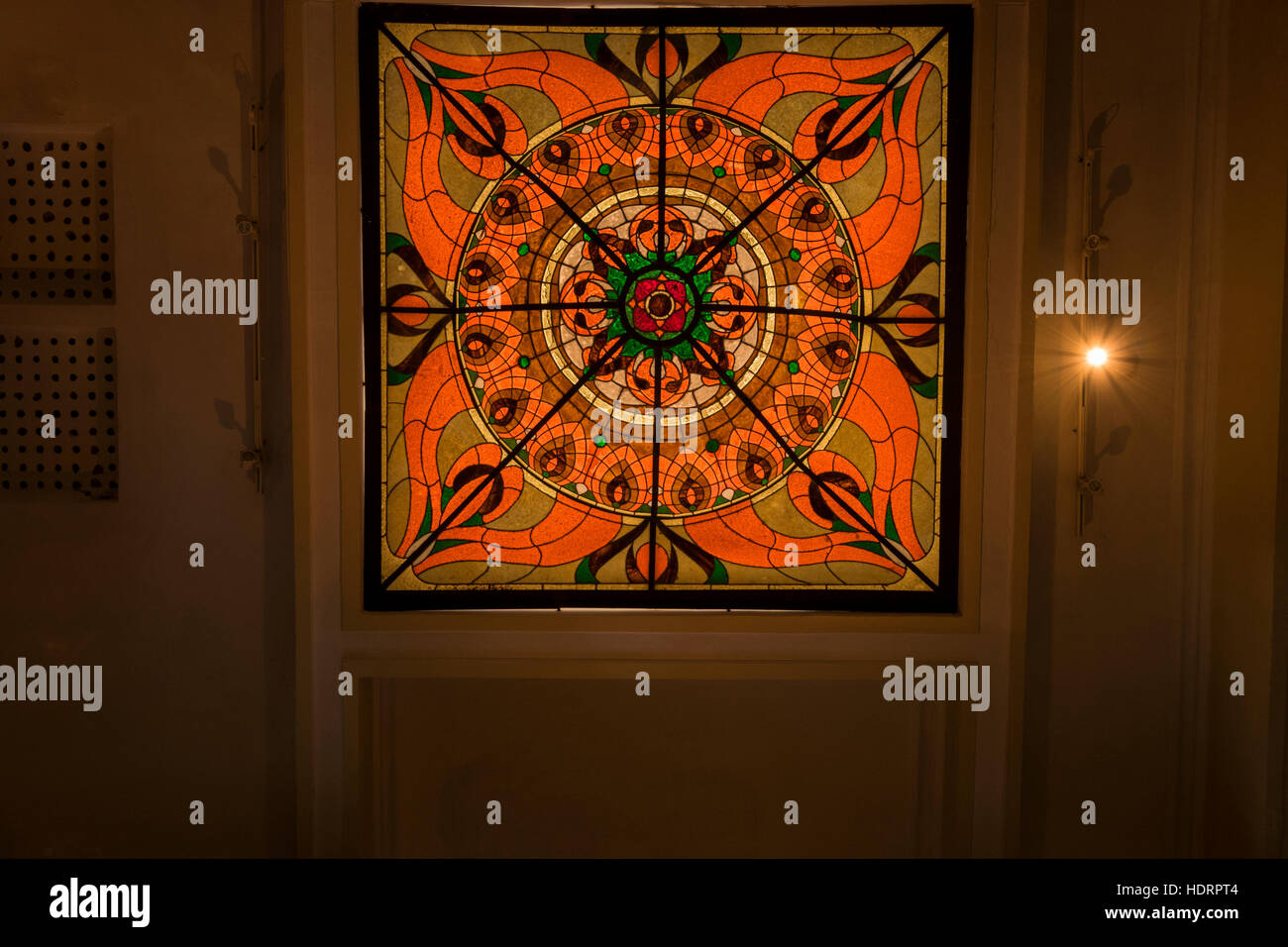 Cuba havana stained glass in window hi-res stock photography and images ...