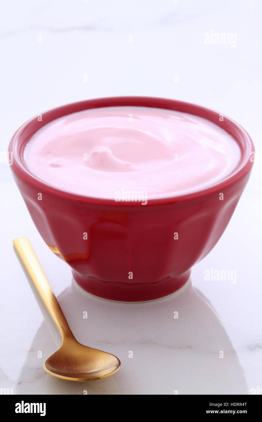 Artisan slow churned Greek strawberry yogurt, with lots of fruit and ...