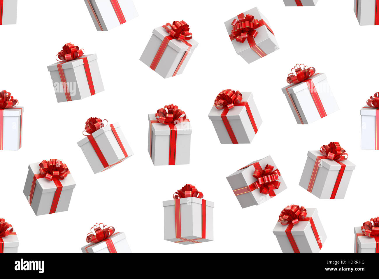 Seamless pattern with gift boxes. Background, backdrop 3D rendering ...