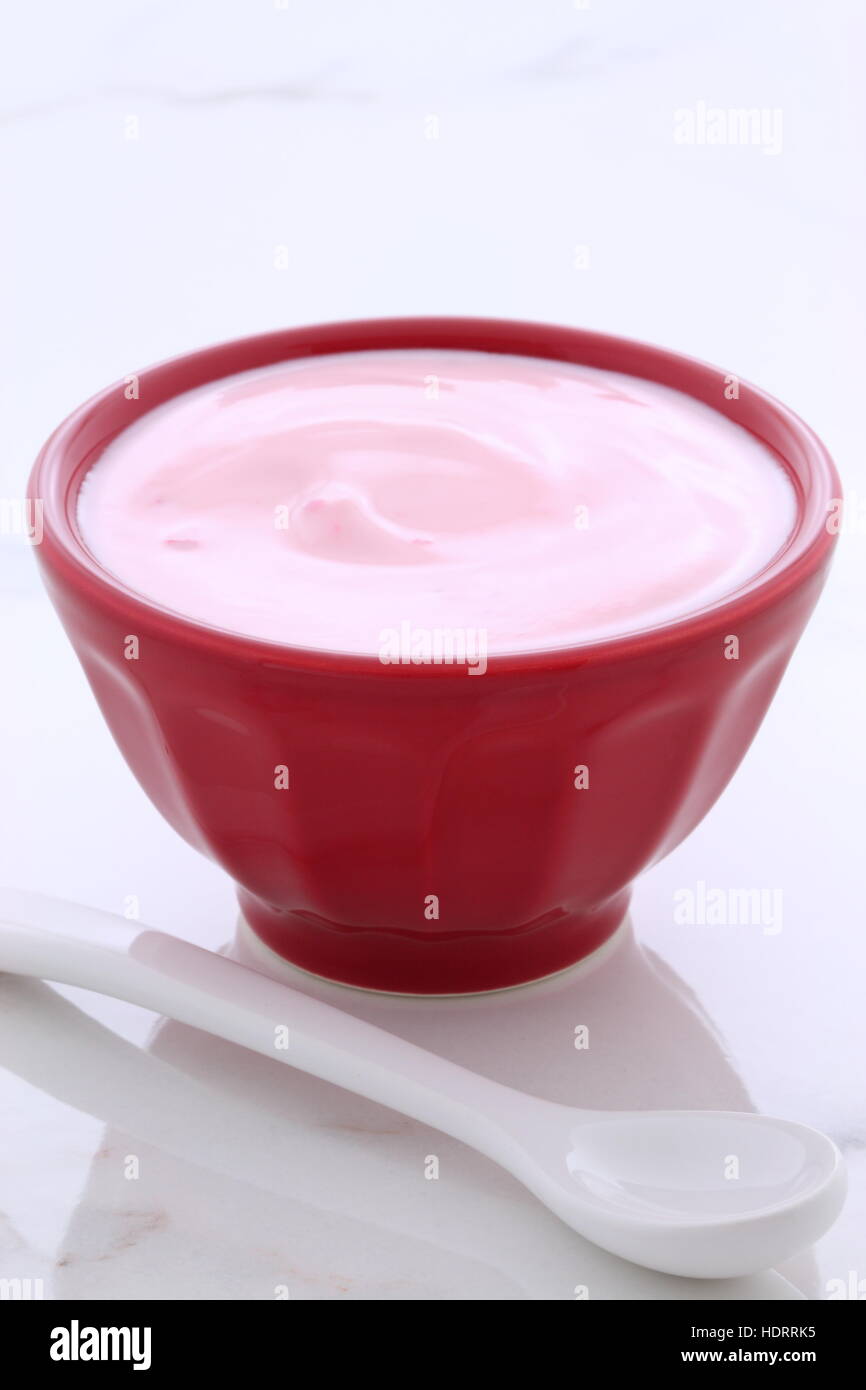 Artisan slow churned Greek strawberry yogurt, with lots of fruit and ...