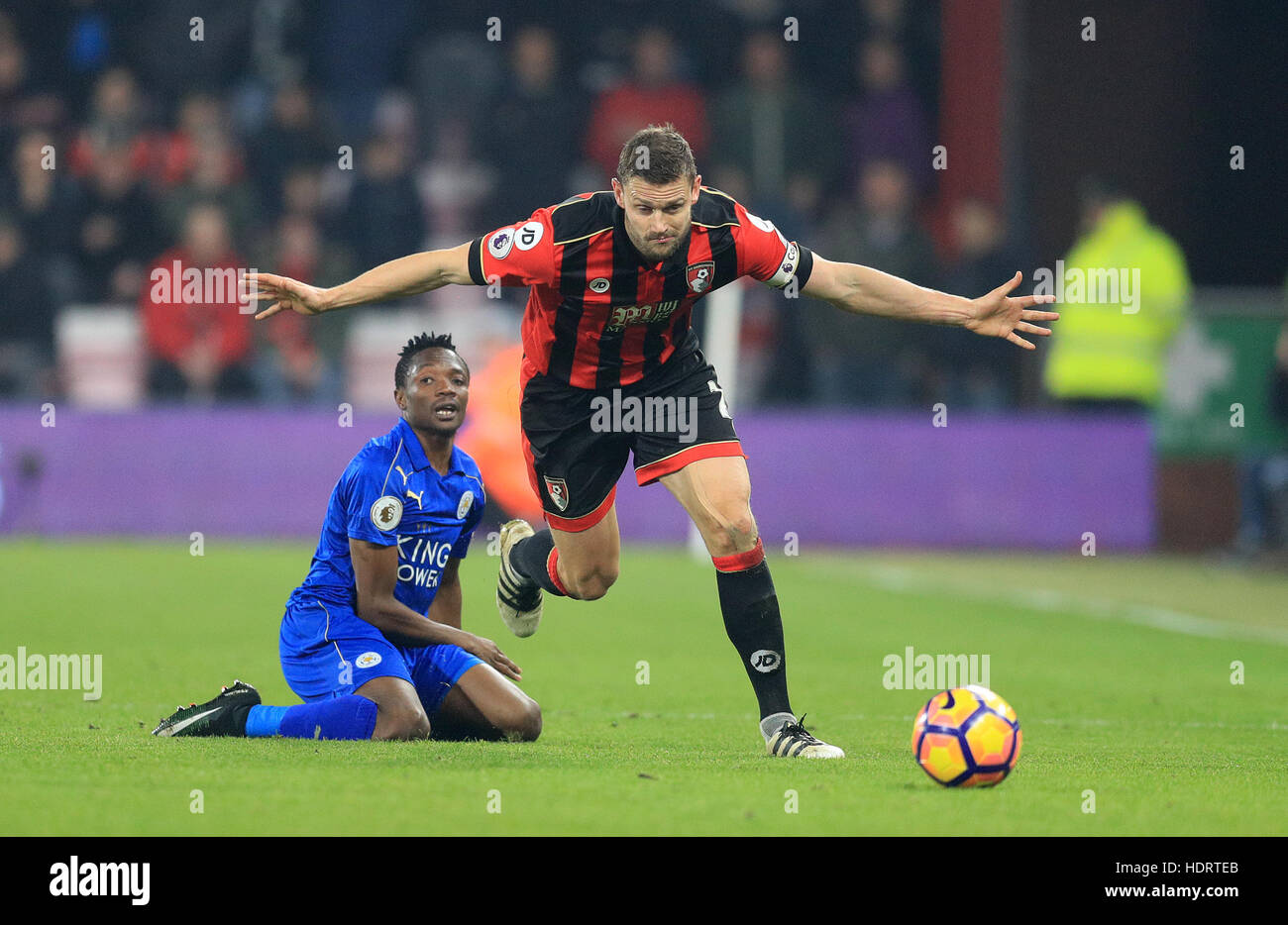AFC Bournemouth's Simon Francis in action during the Premier League ...