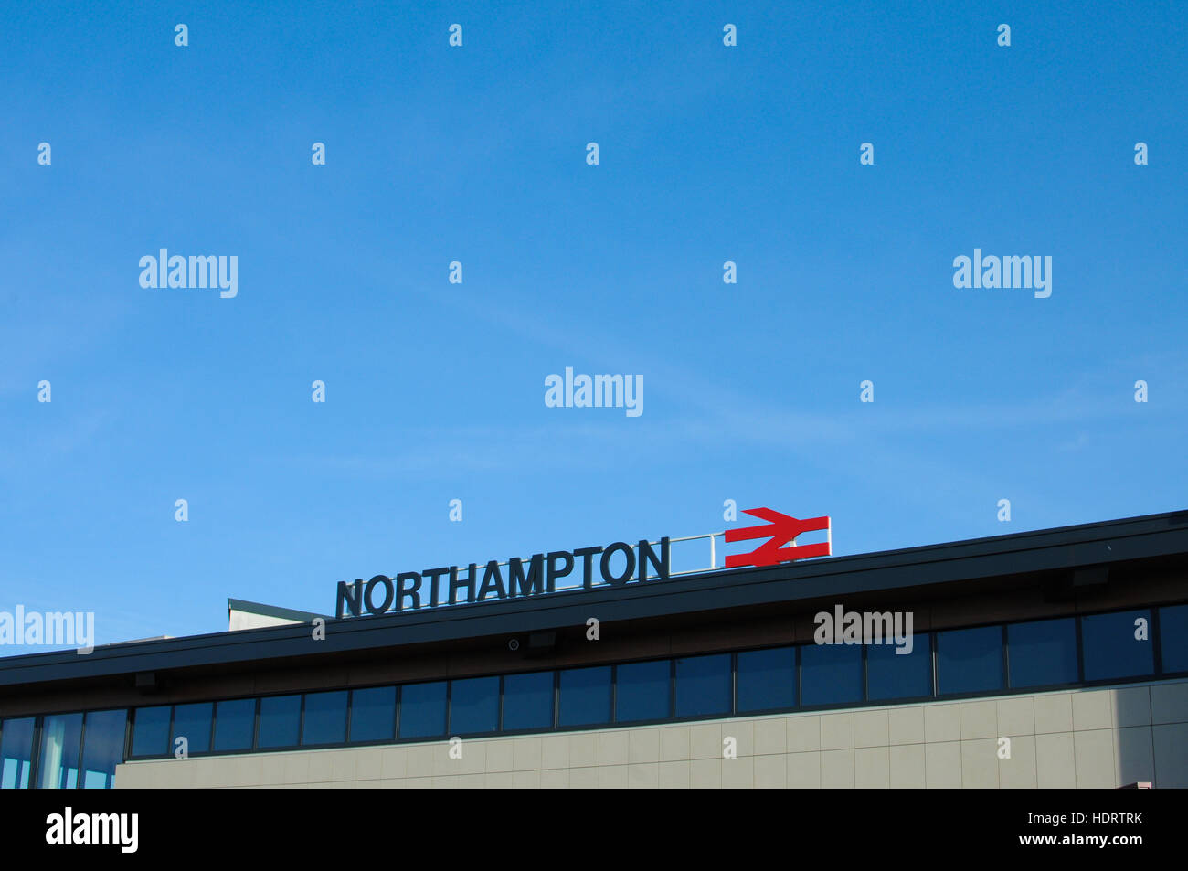 Northampton railway station Stock Photo - Alamy