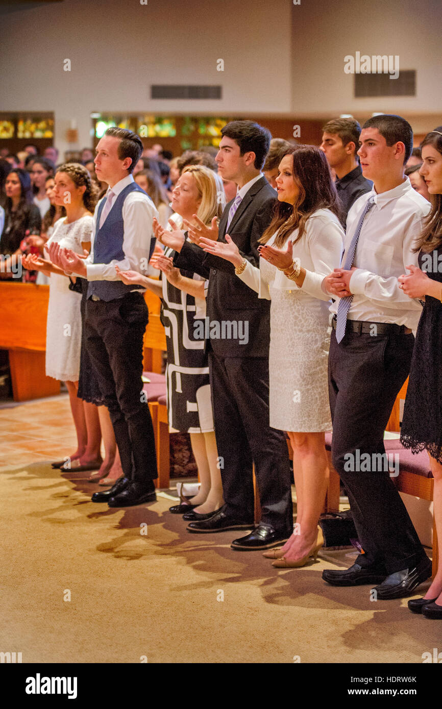 Catholic confirmation ritual hi-res stock photography and images - Alamy