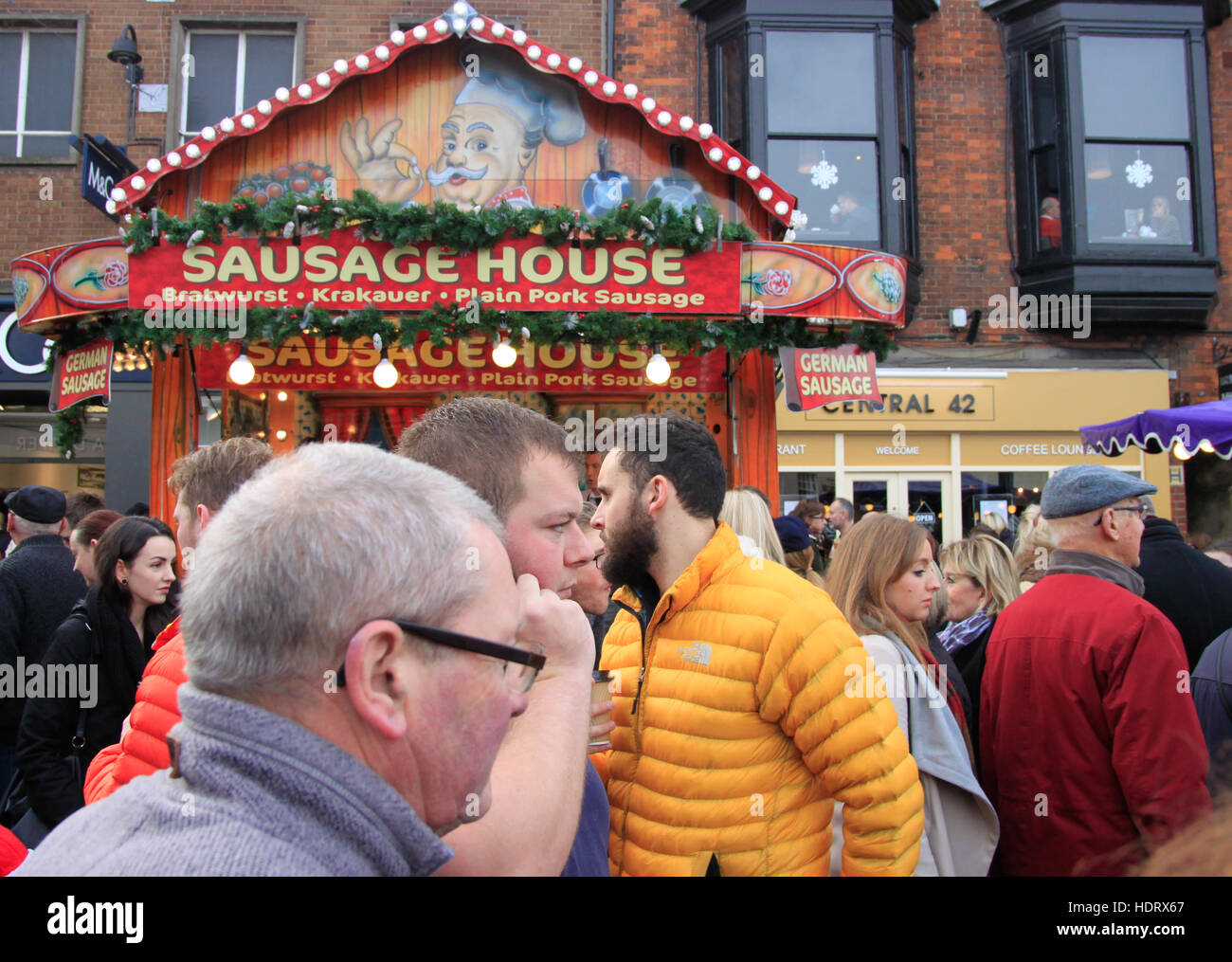 The Sausage House - stall at Beverley Festival of Christmas Market ...