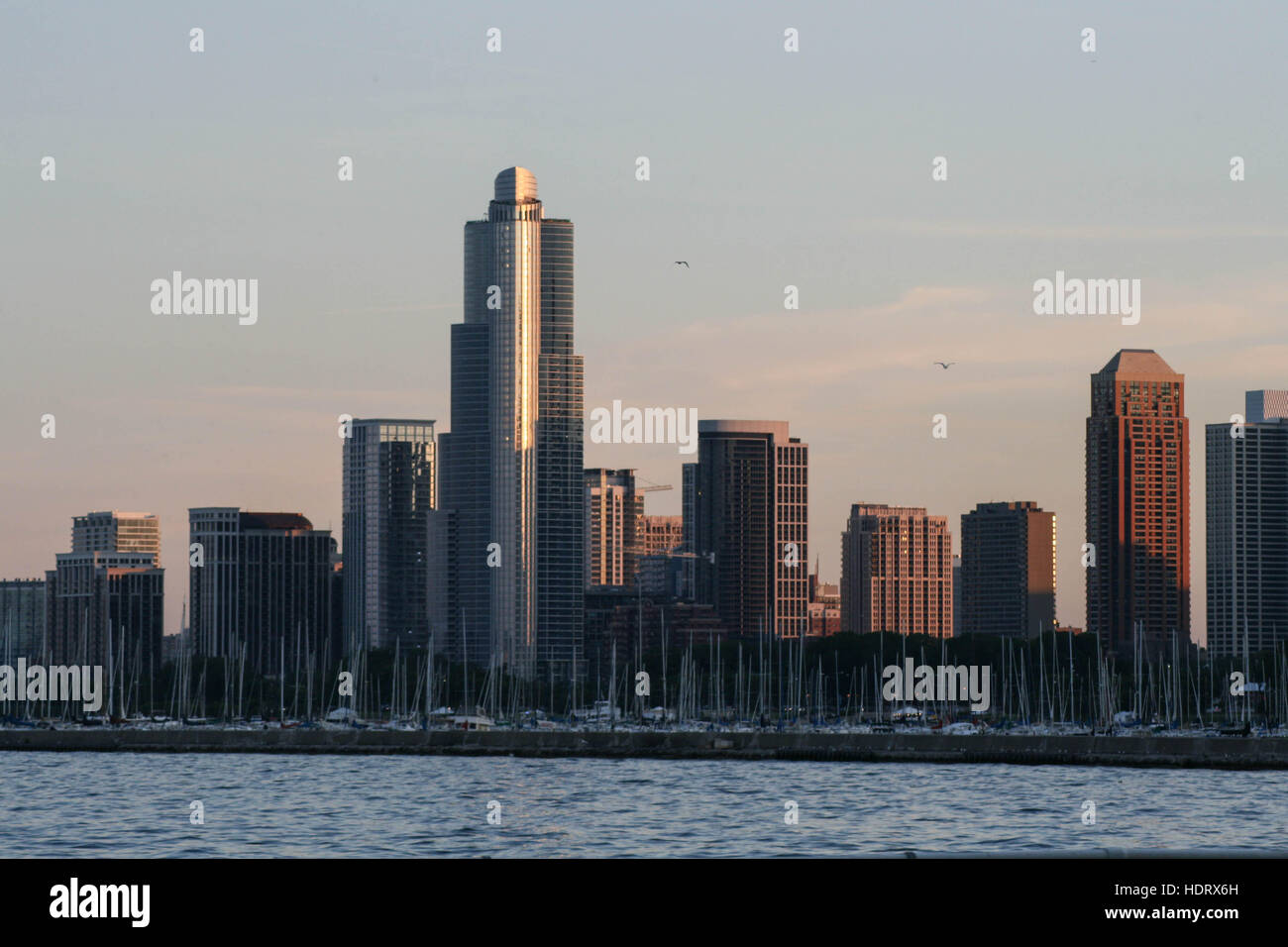 Chicago cityscape shadows hi-res stock photography and images - Alamy