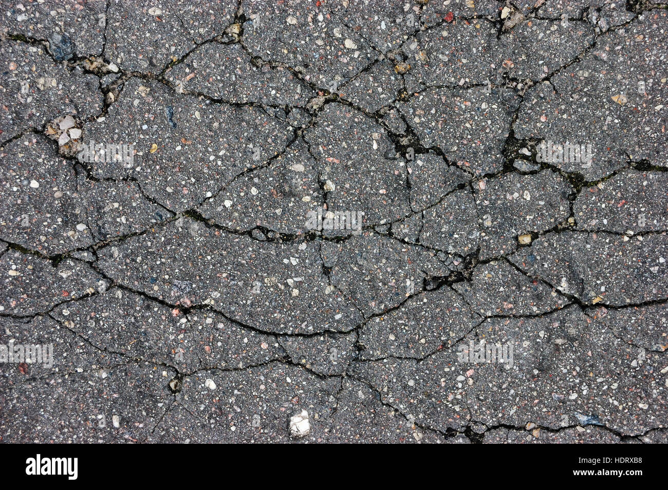 Old aged weathered cracked tarmac texture, large detailed damaged ...
