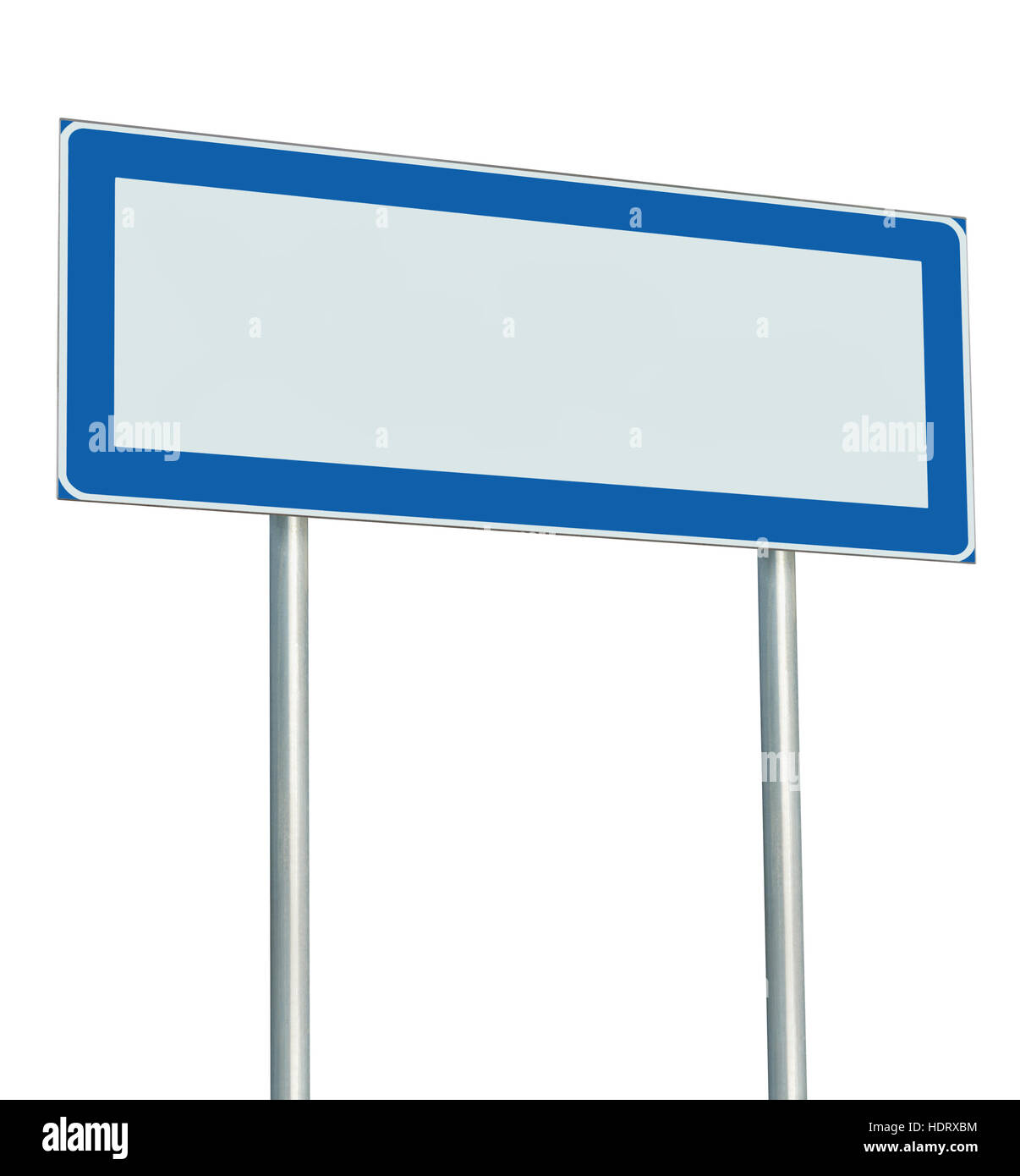 Information Road Sign Isolated, Blank Empty Signpost Copy Space For ...