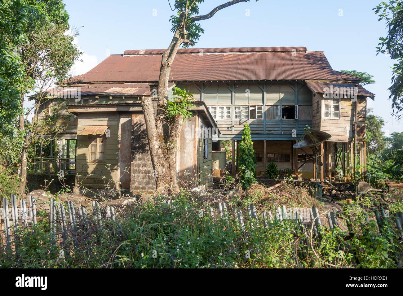 Colonial architecture buildings in Freetown, Sierra Leone Stock Photo ...