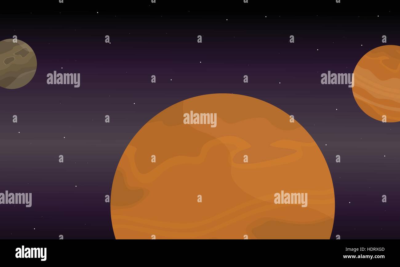 Planet earth space mountains Stock Vector Images - Alamy