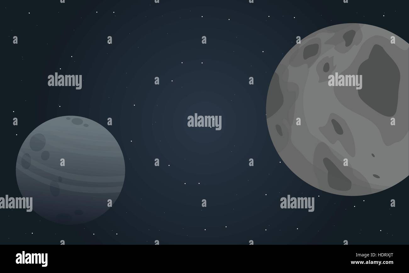 Outer space mountains Stock Vector Images - Alamy