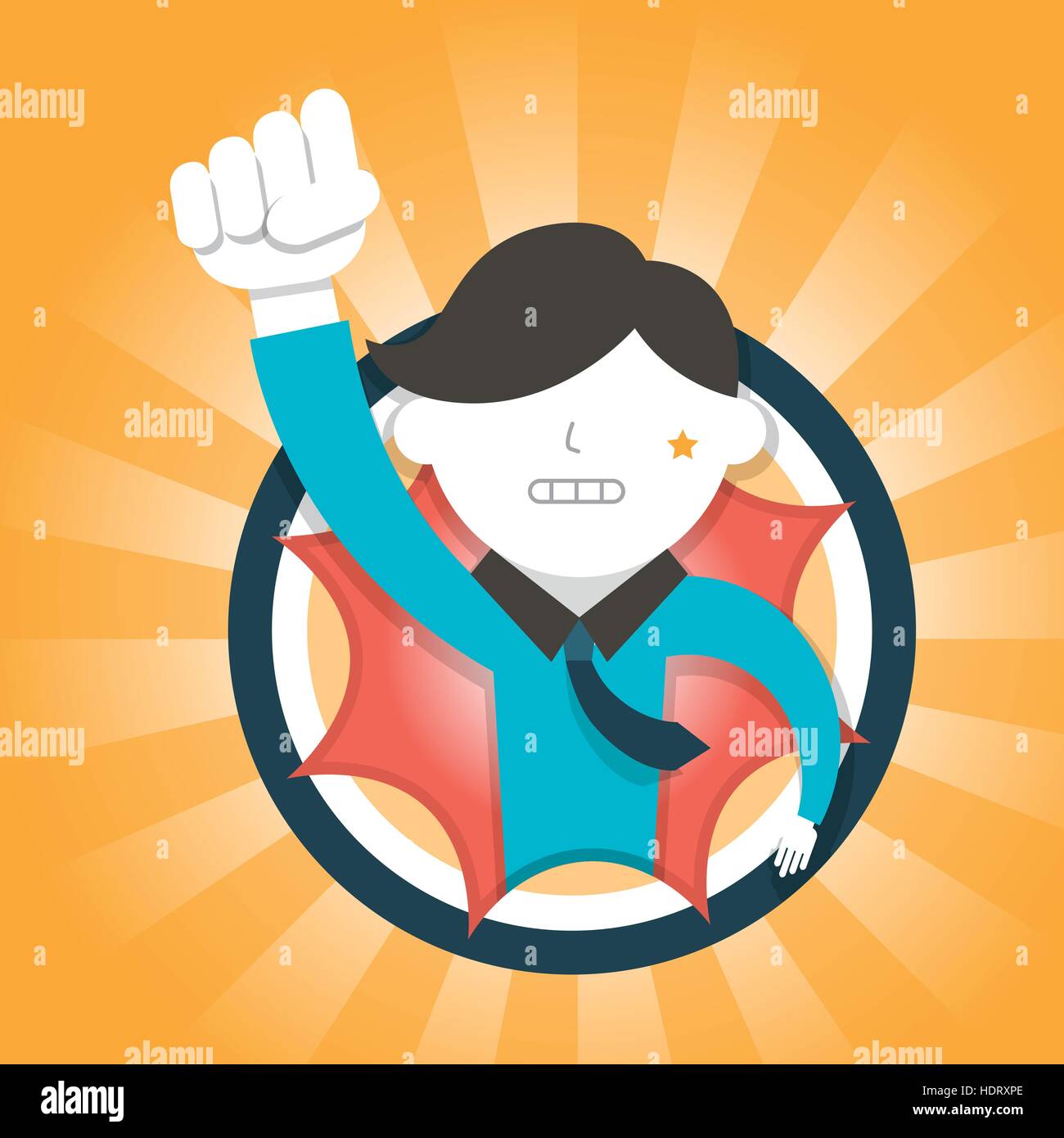 flat design vector illustration concept of breakthrough Stock Vector ...