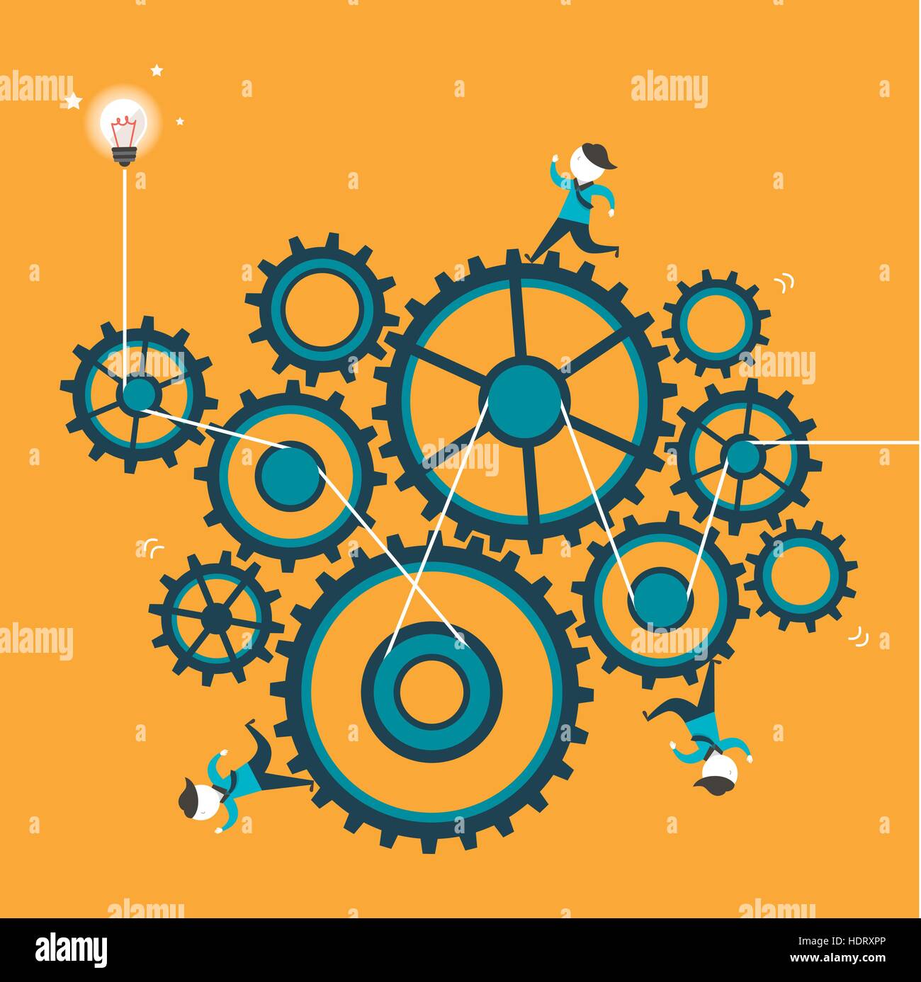 Cooperate cooperation Stock Vector Images - Alamy