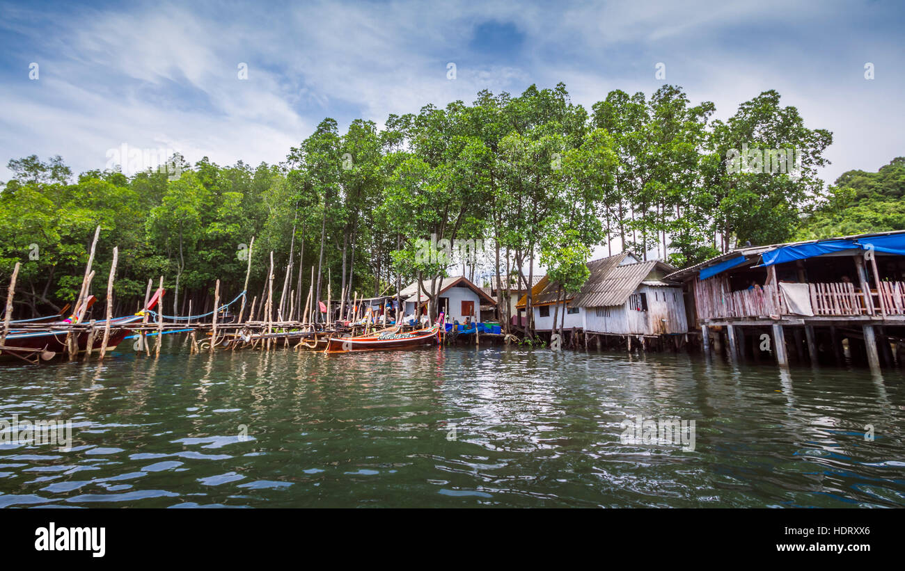 Koh Muk pier Thailand Stock Photo - Alamy