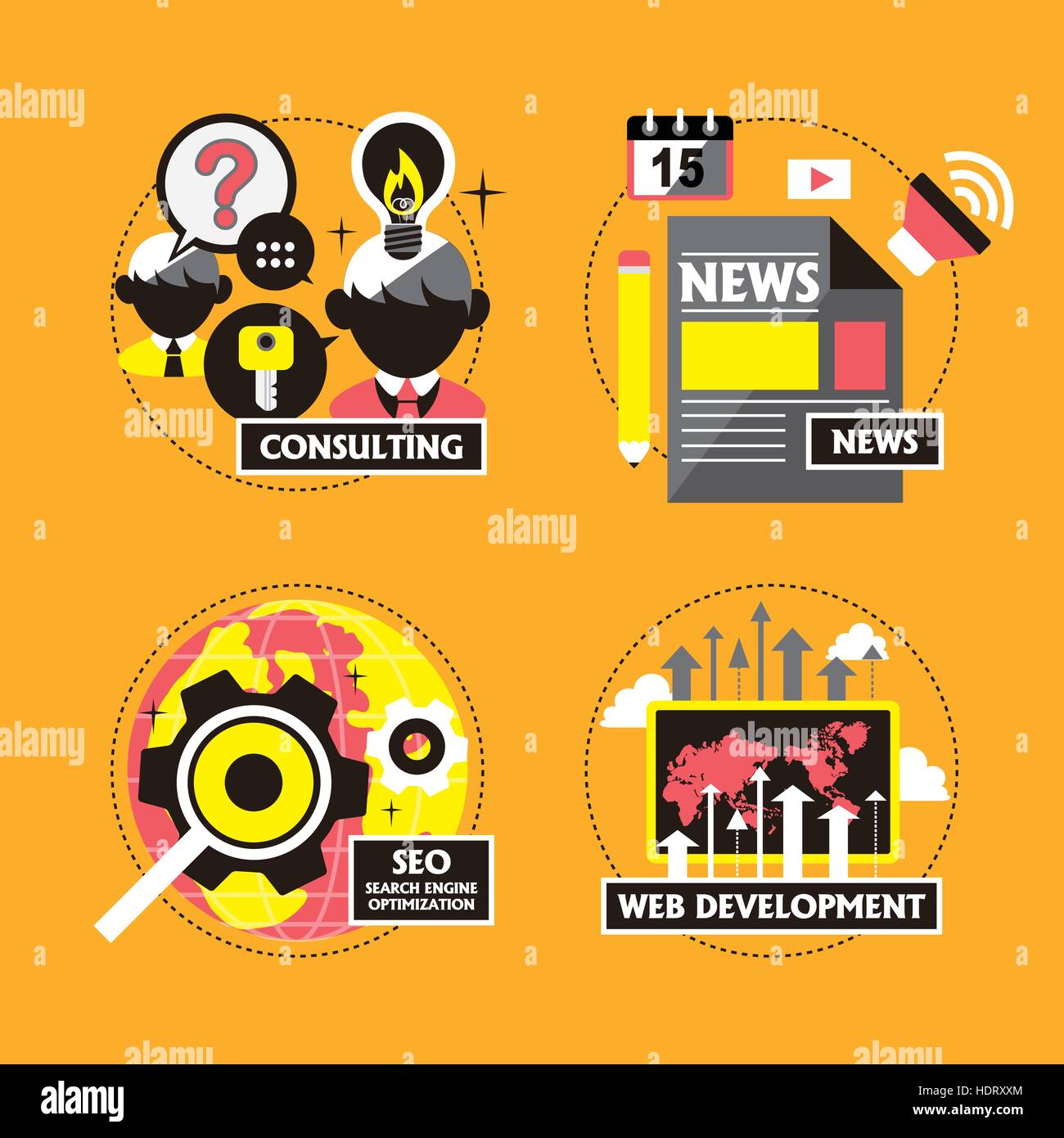 Programming concepts Stock Vector Images - Alamy