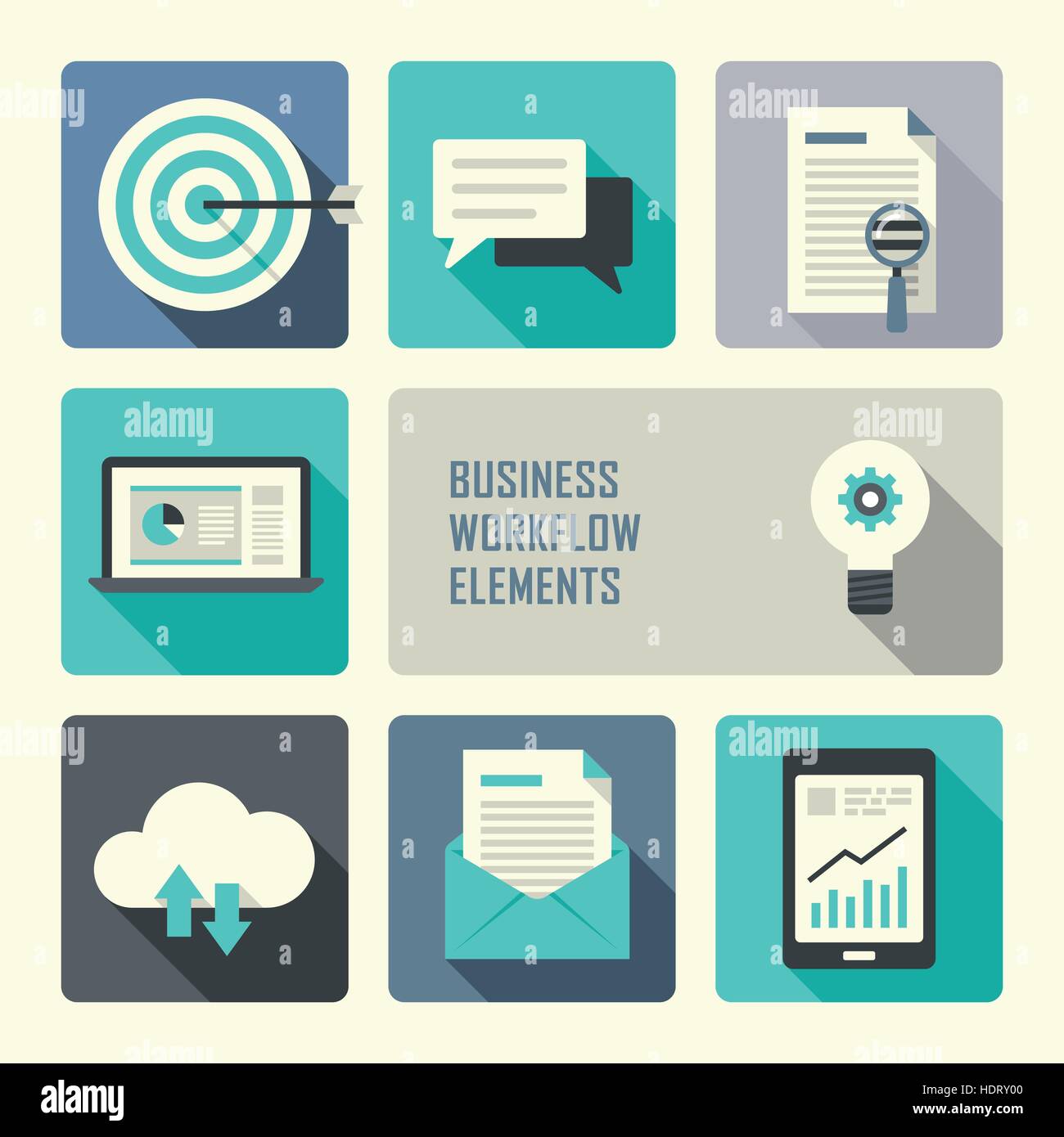 Cloud computing workflow infographic hi-res stock photography and ...