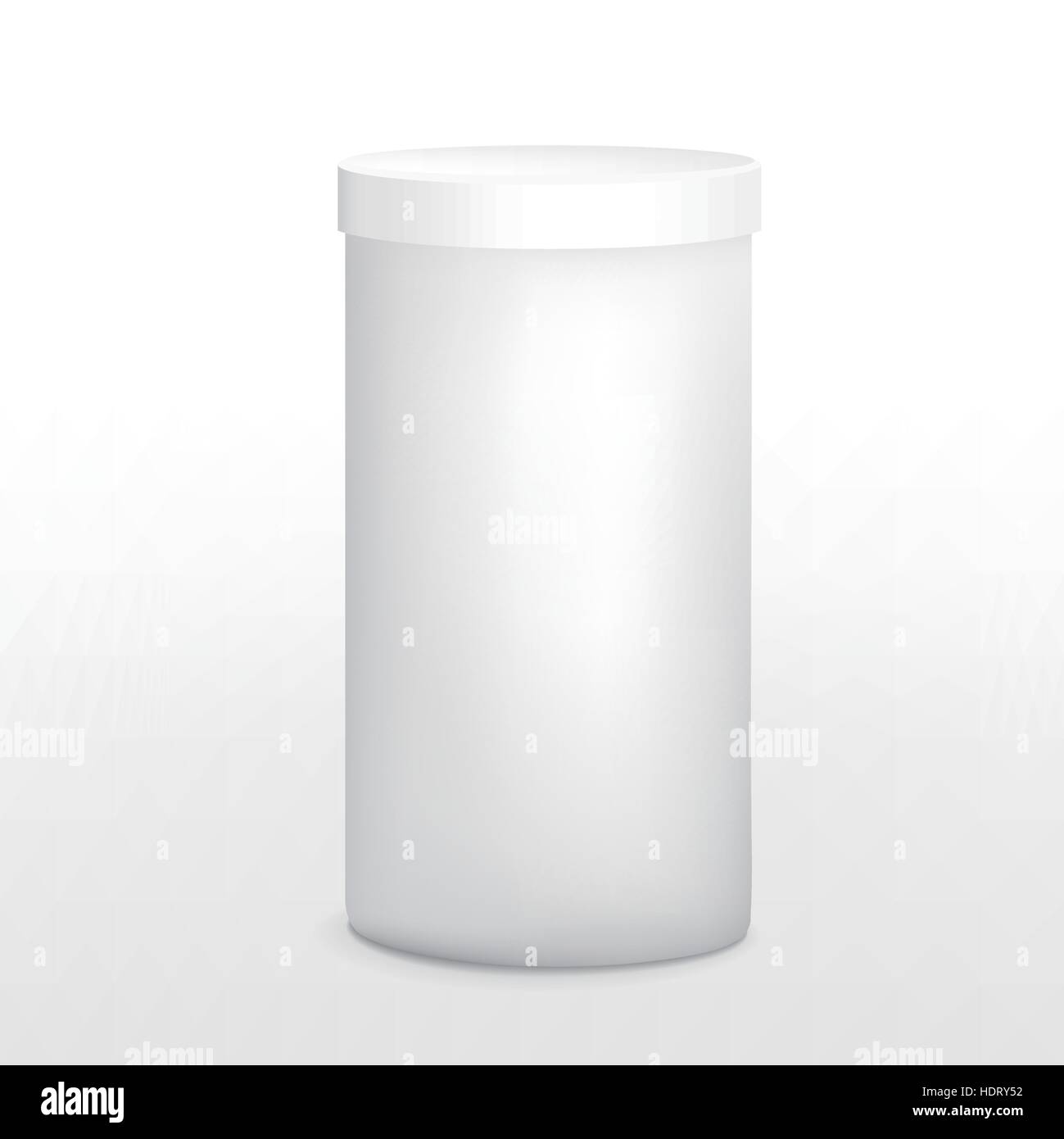 blank retro package can isolated on white background Stock Vector Image ...