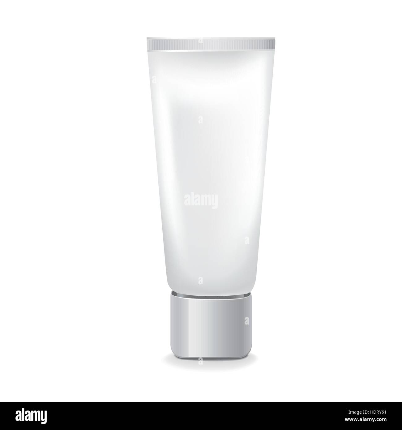 blank tube package isolated on white background Stock Vector Image ...
