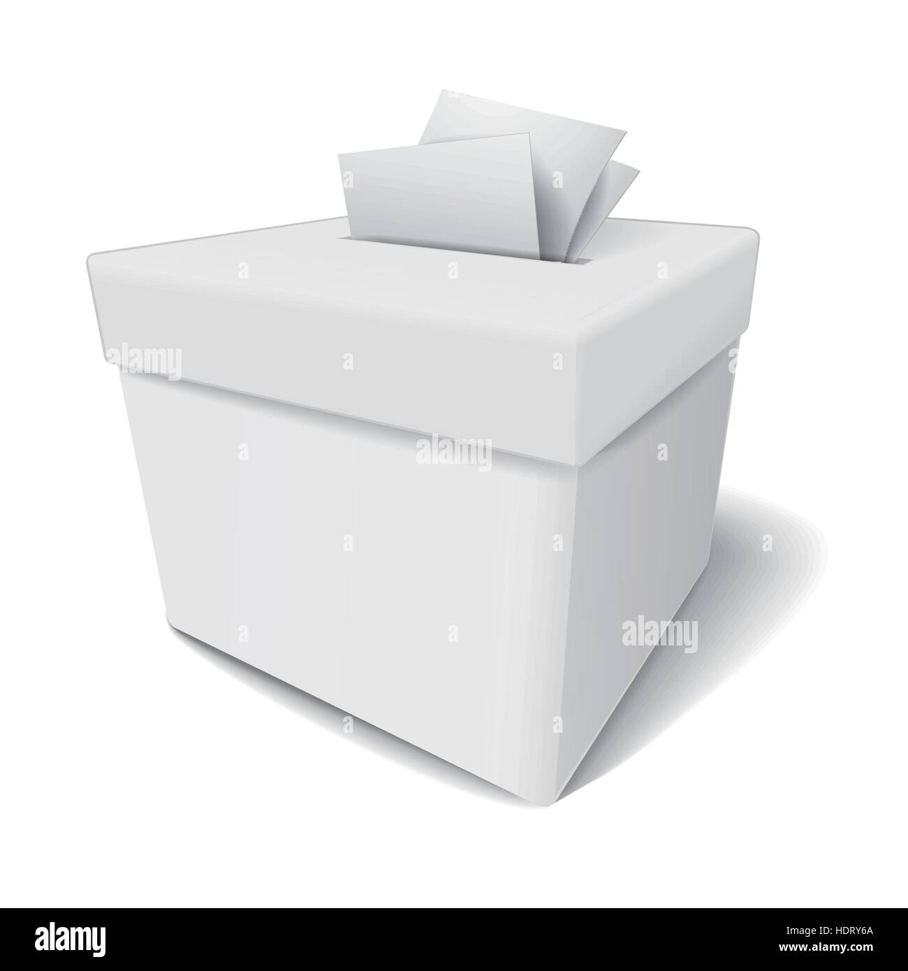 Ballot envelope and ballot letter on ballot paper Stock Vector Images ...