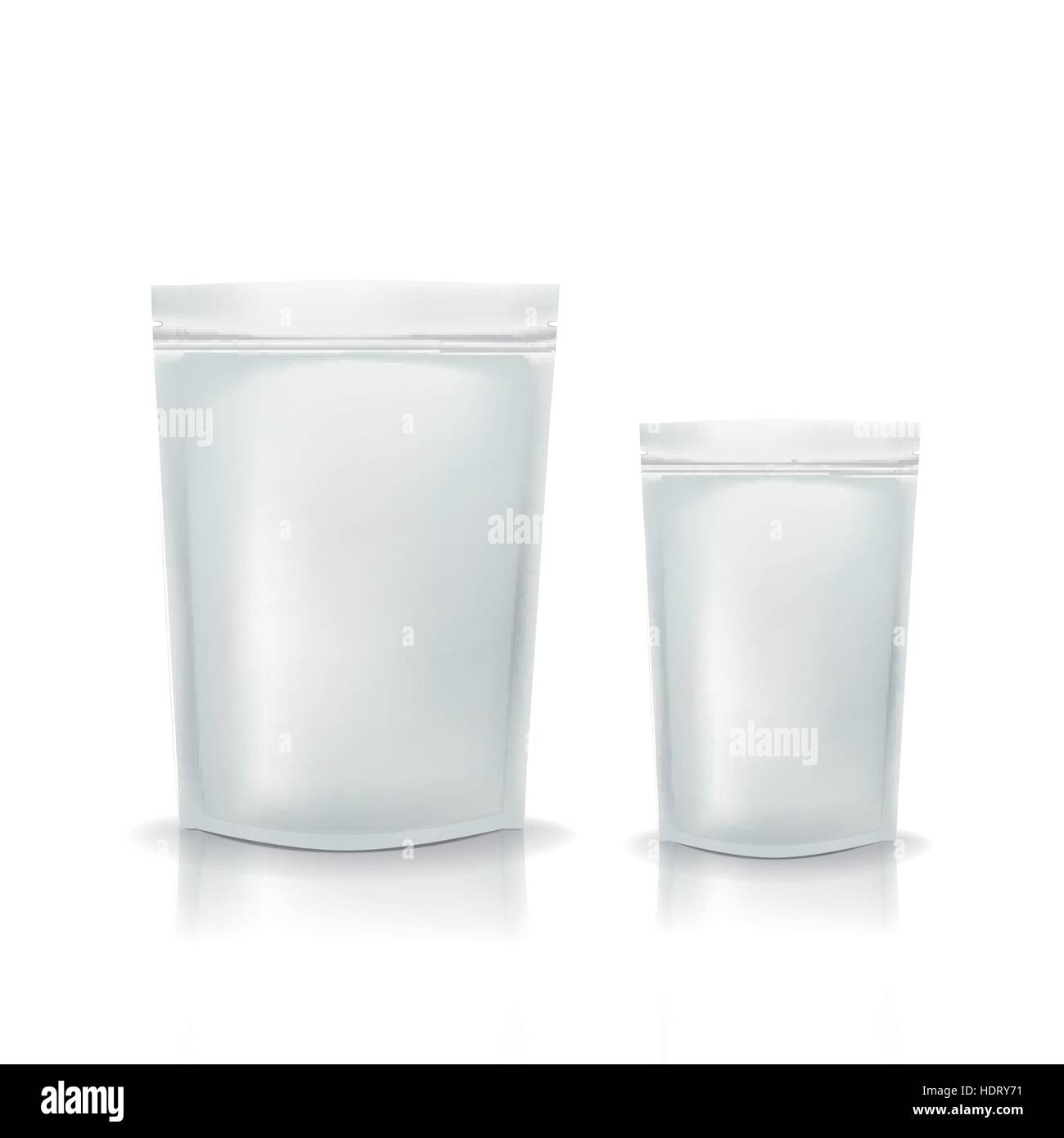 blank packaging template isolated over white background Stock Vector ...