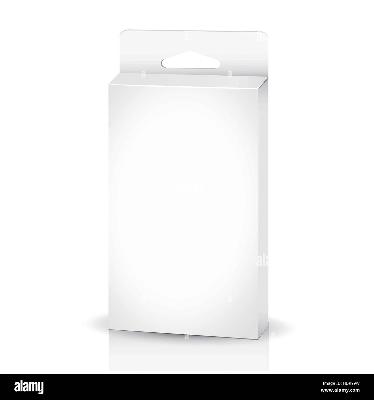 blank paper packaging bag isolated on white background Stock Vector ...