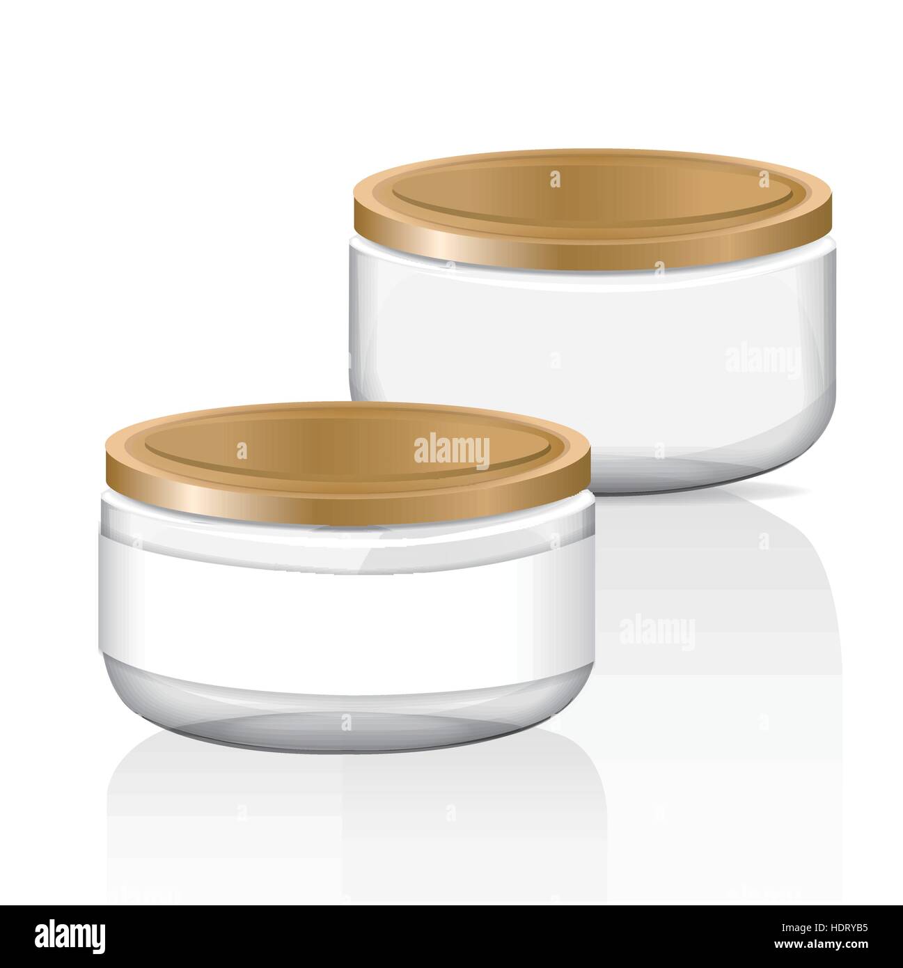 Empty jar food on Stock Vector Images - Alamy