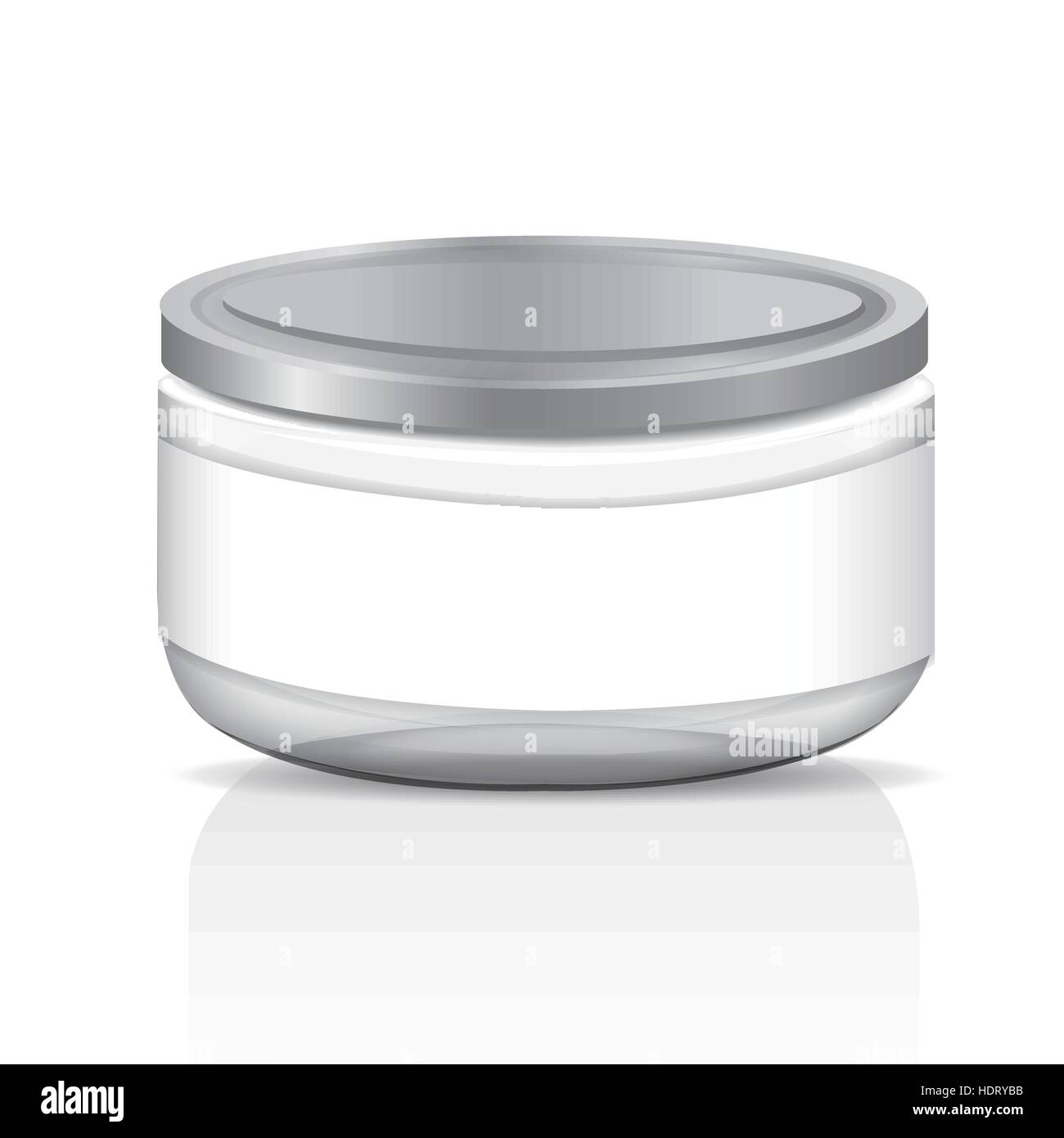 Empty jar food on Stock Vector Images - Alamy