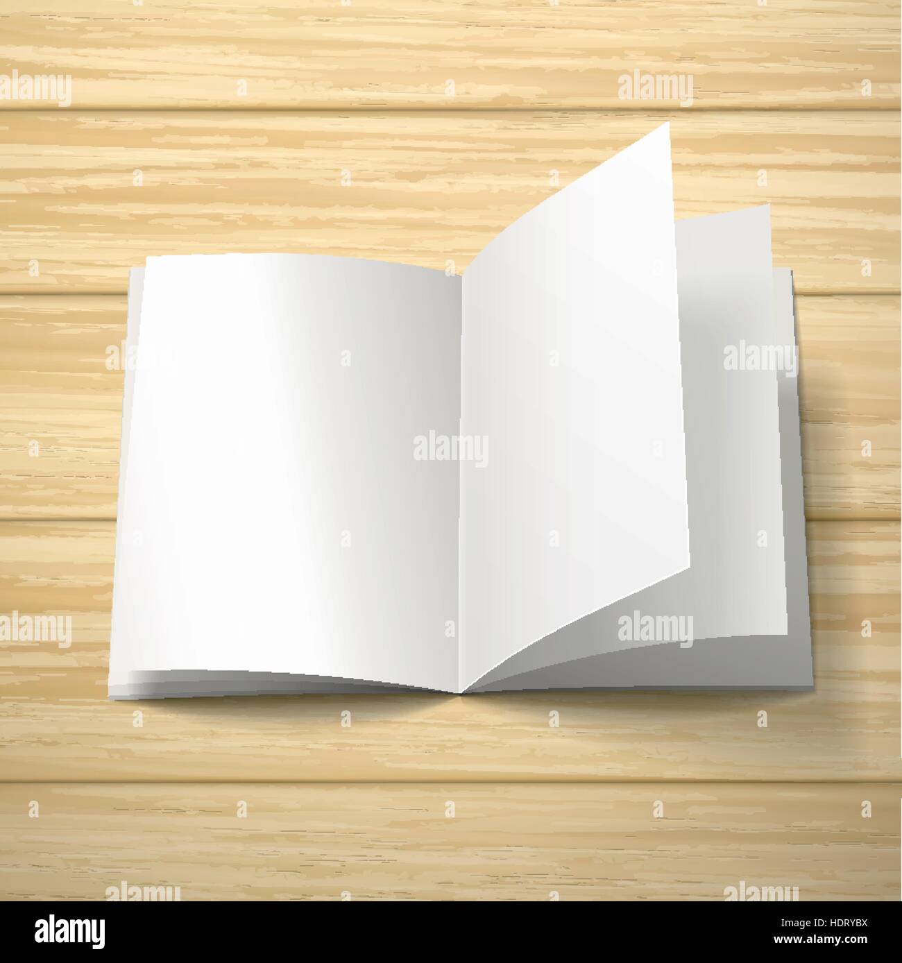 Diary open on desk Stock Vector Images - Alamy