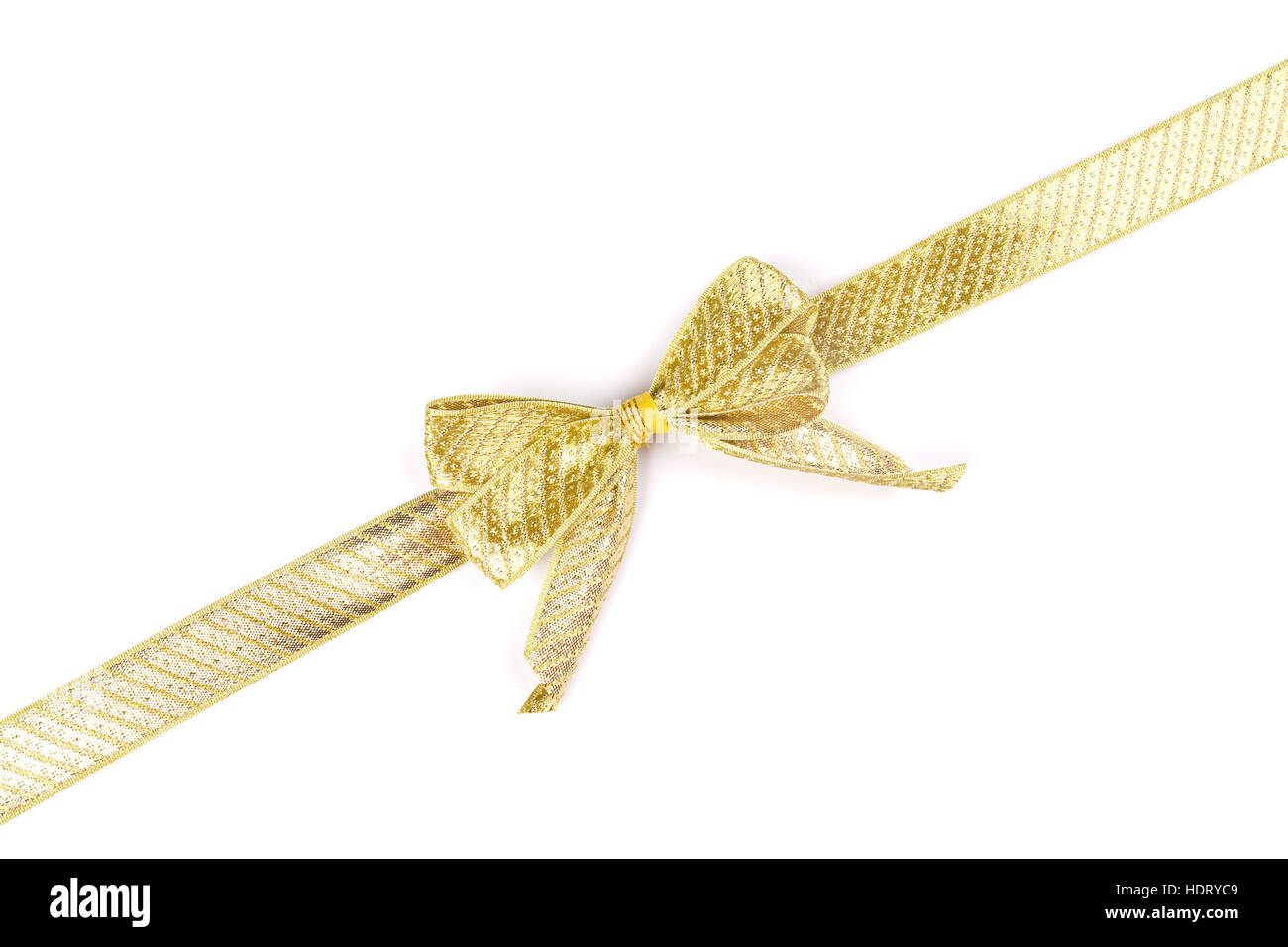 Gift ribbon with bow Stock Photo - Alamy