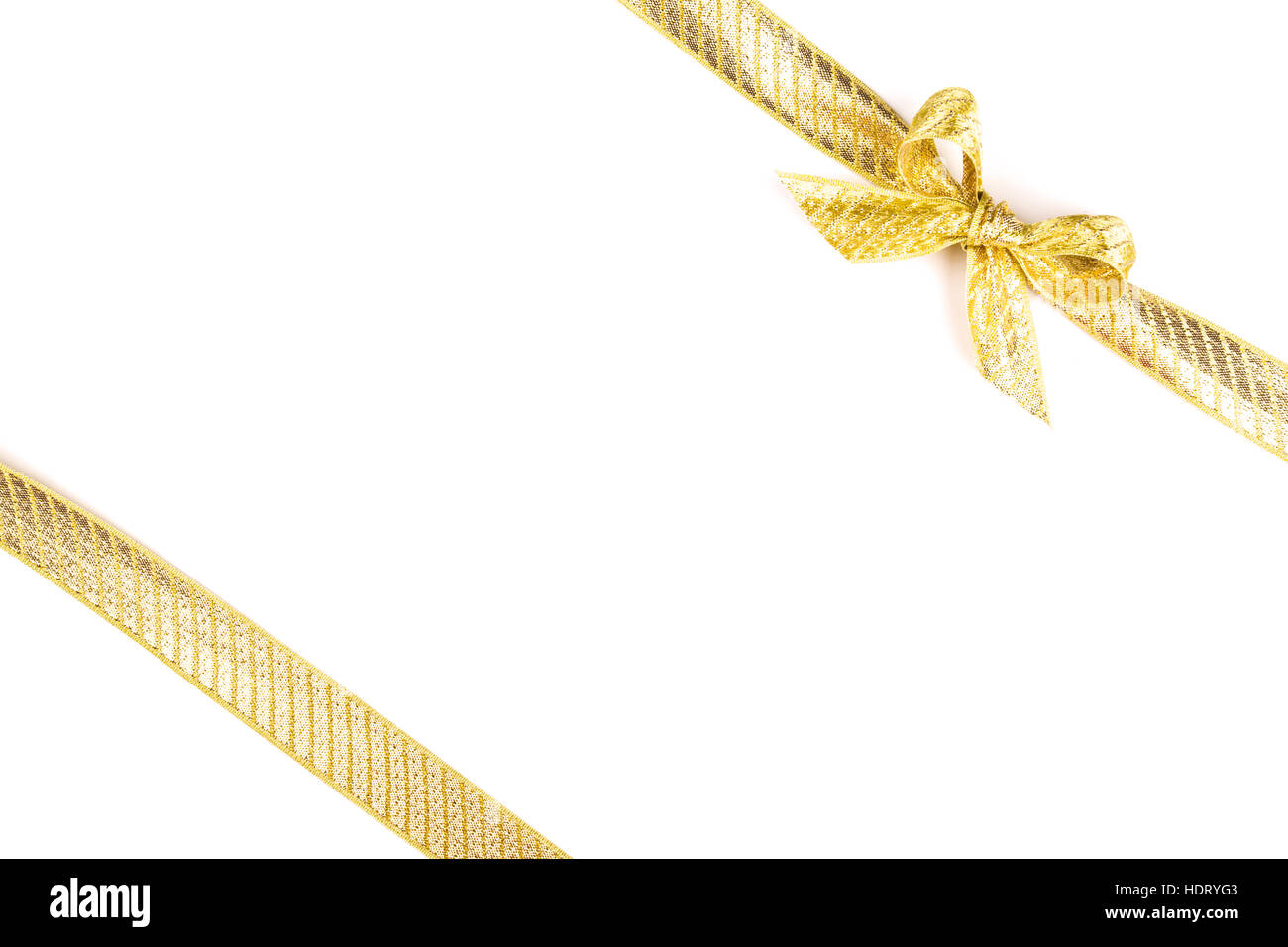 Gift ribbon with bow Stock Photo - Alamy