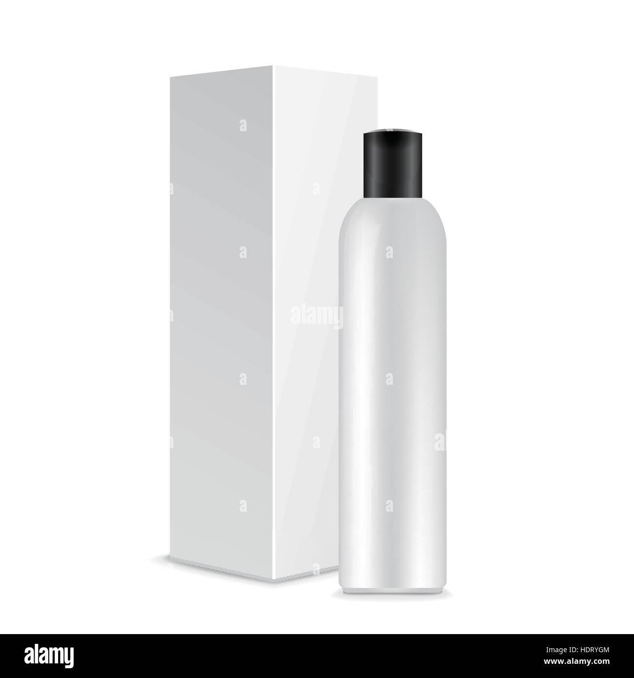 blank cosmetics package over white background Stock Vector Image & Art ...