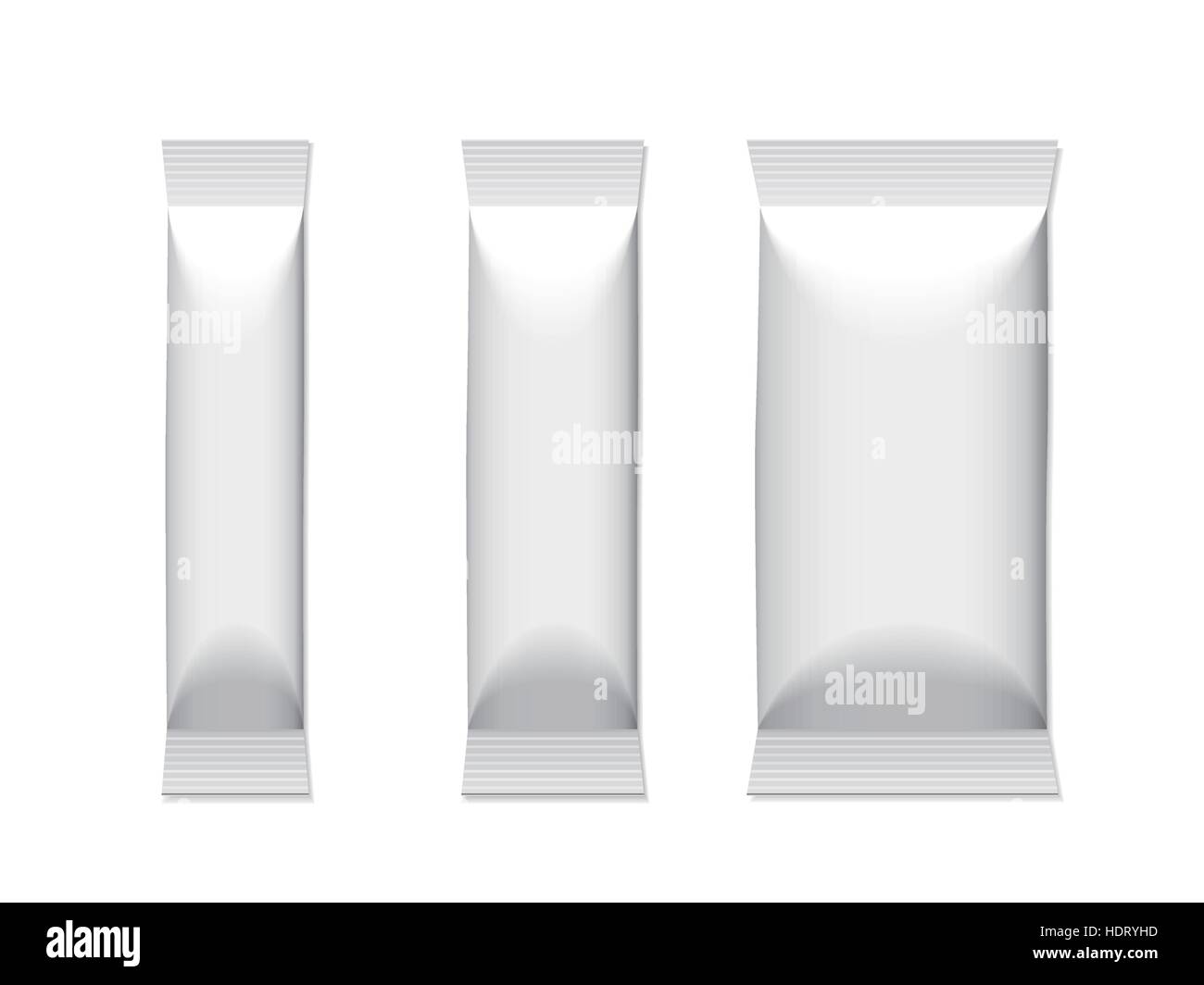 blank package set isolated on white background Stock Vector Image & Art ...