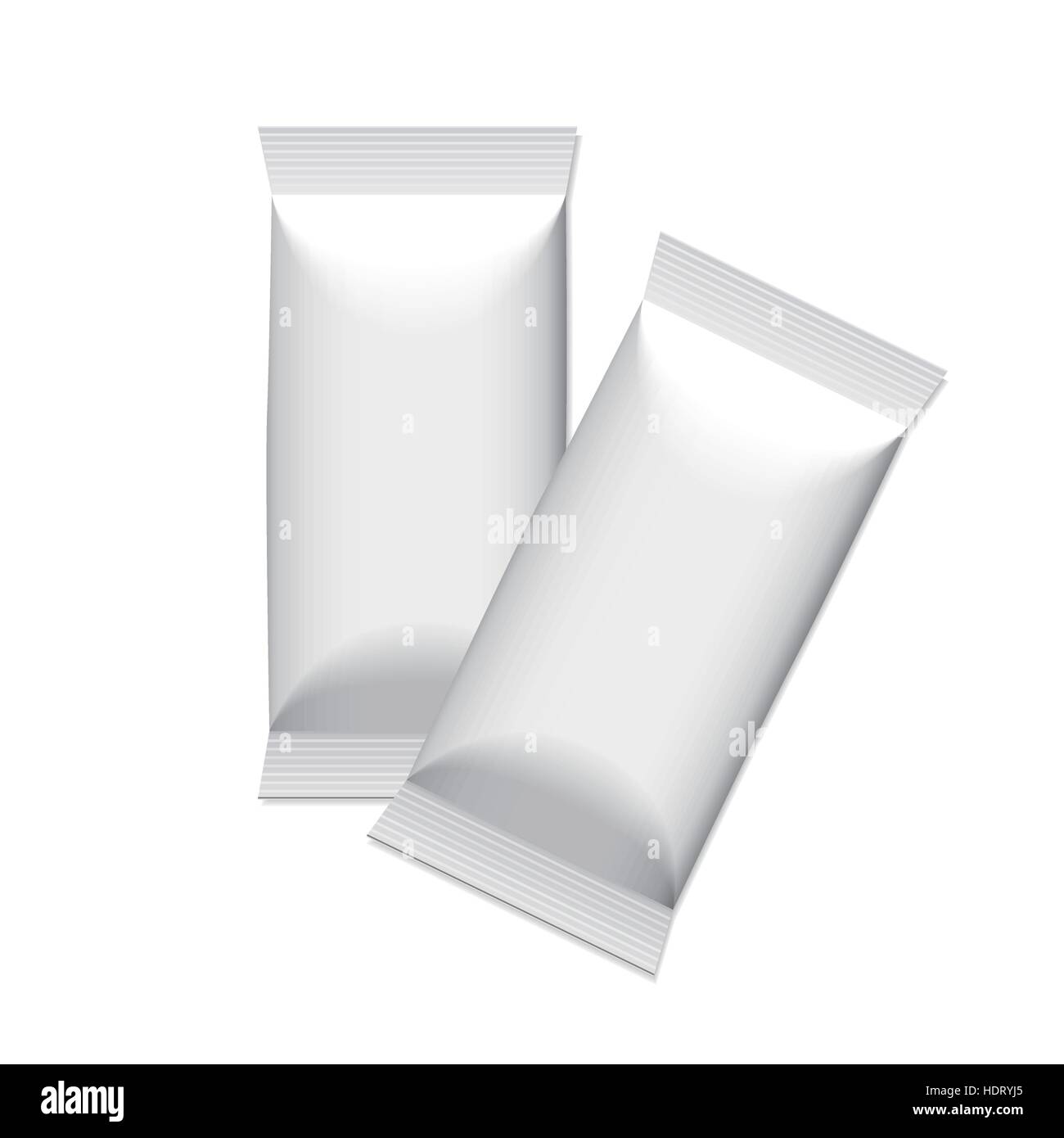 blank package set isolated on white background Stock Vector Image & Art ...