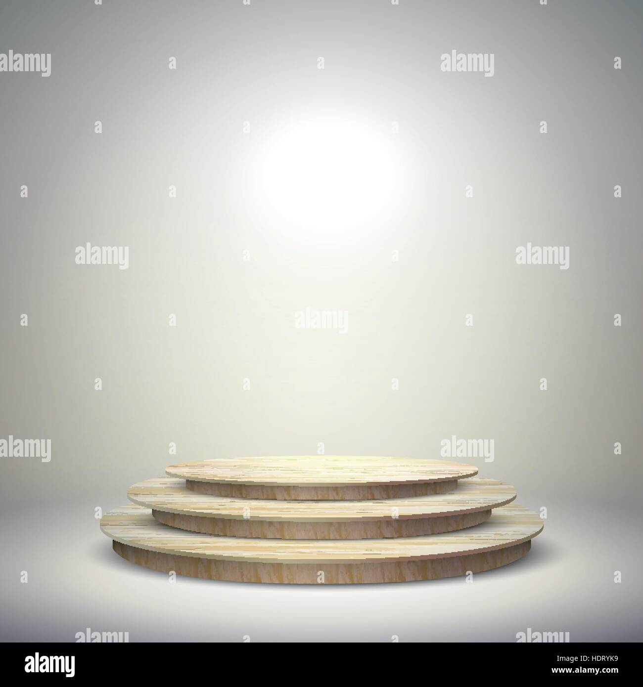 blank template layout of wooden empty stage Stock Vector Image & Art ...