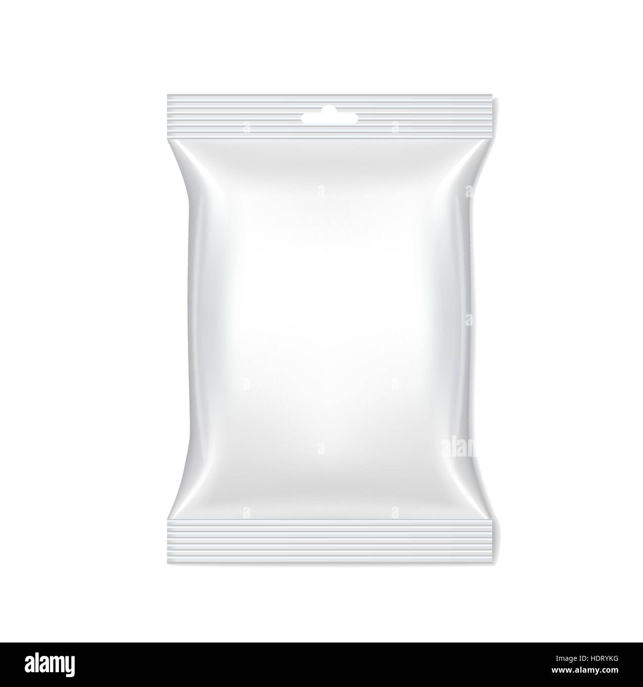 blank package template isolated on white background Stock Vector Image ...