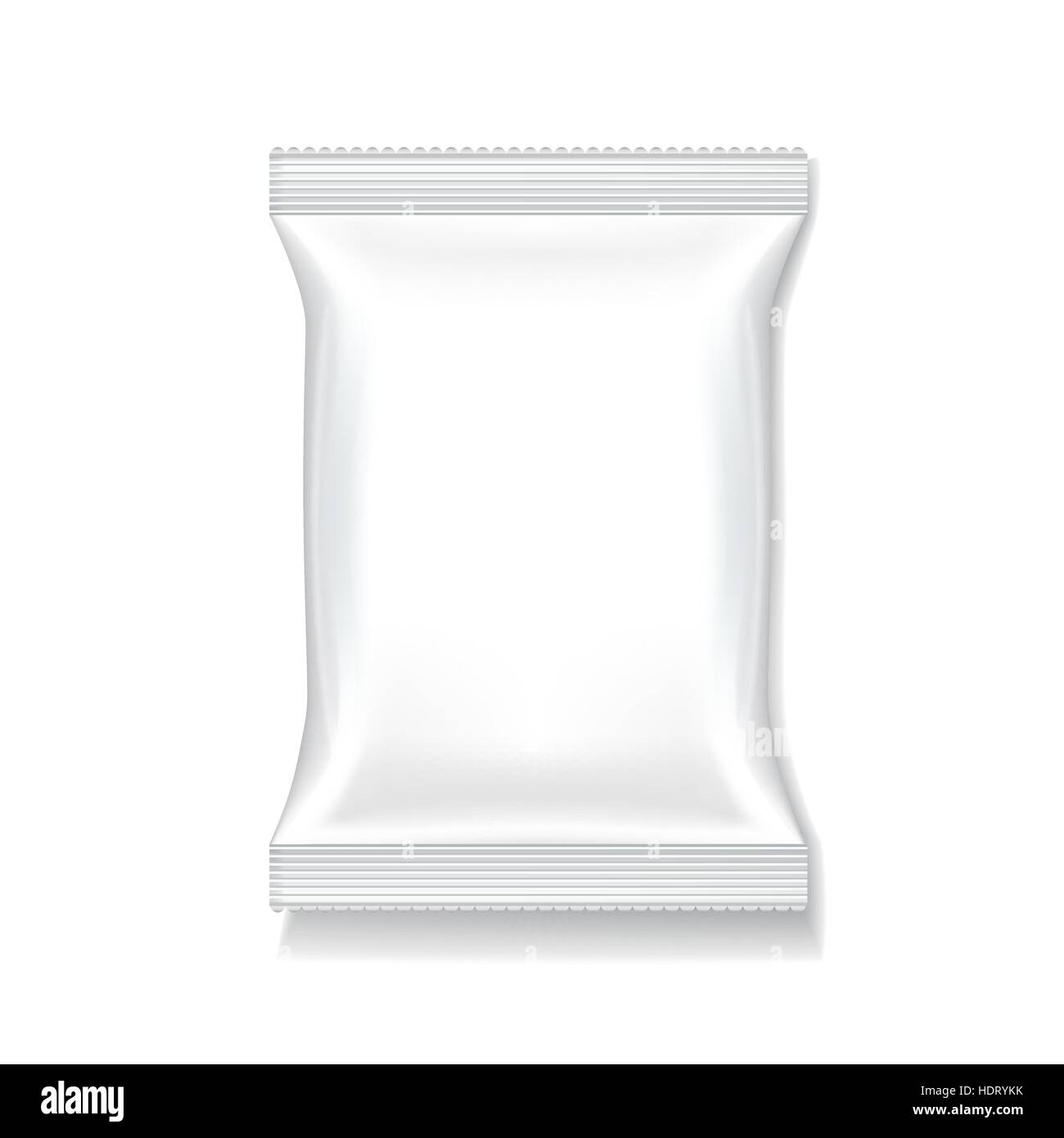 blank package template isolated on white background Stock Vector Image ...