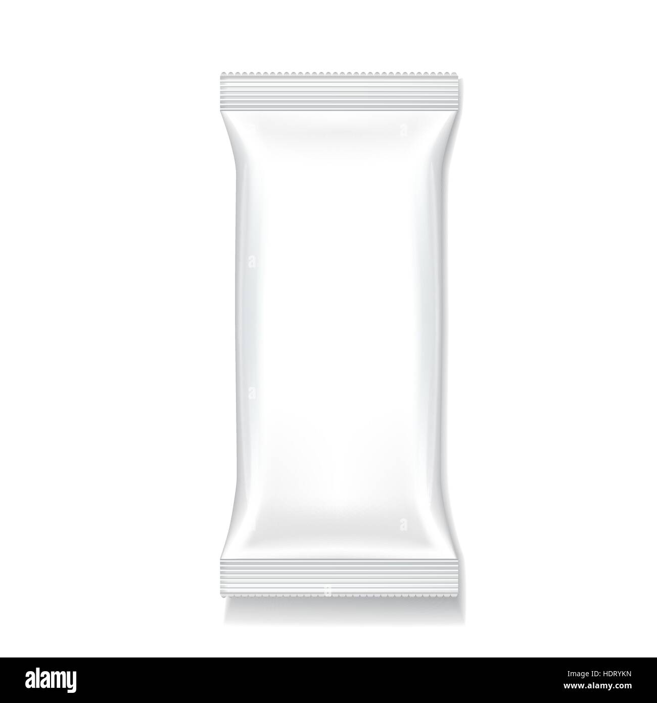 blank package template isolated on white background Stock Vector Image ...