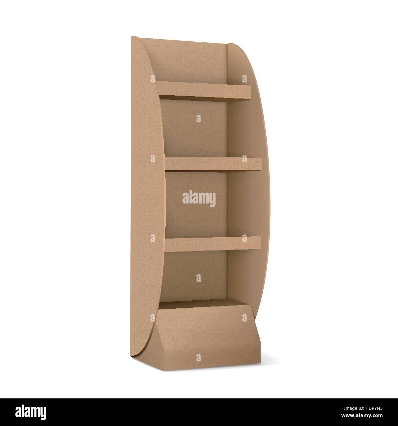 blank display with shelves isolated on white Stock Vector Image & Art ...